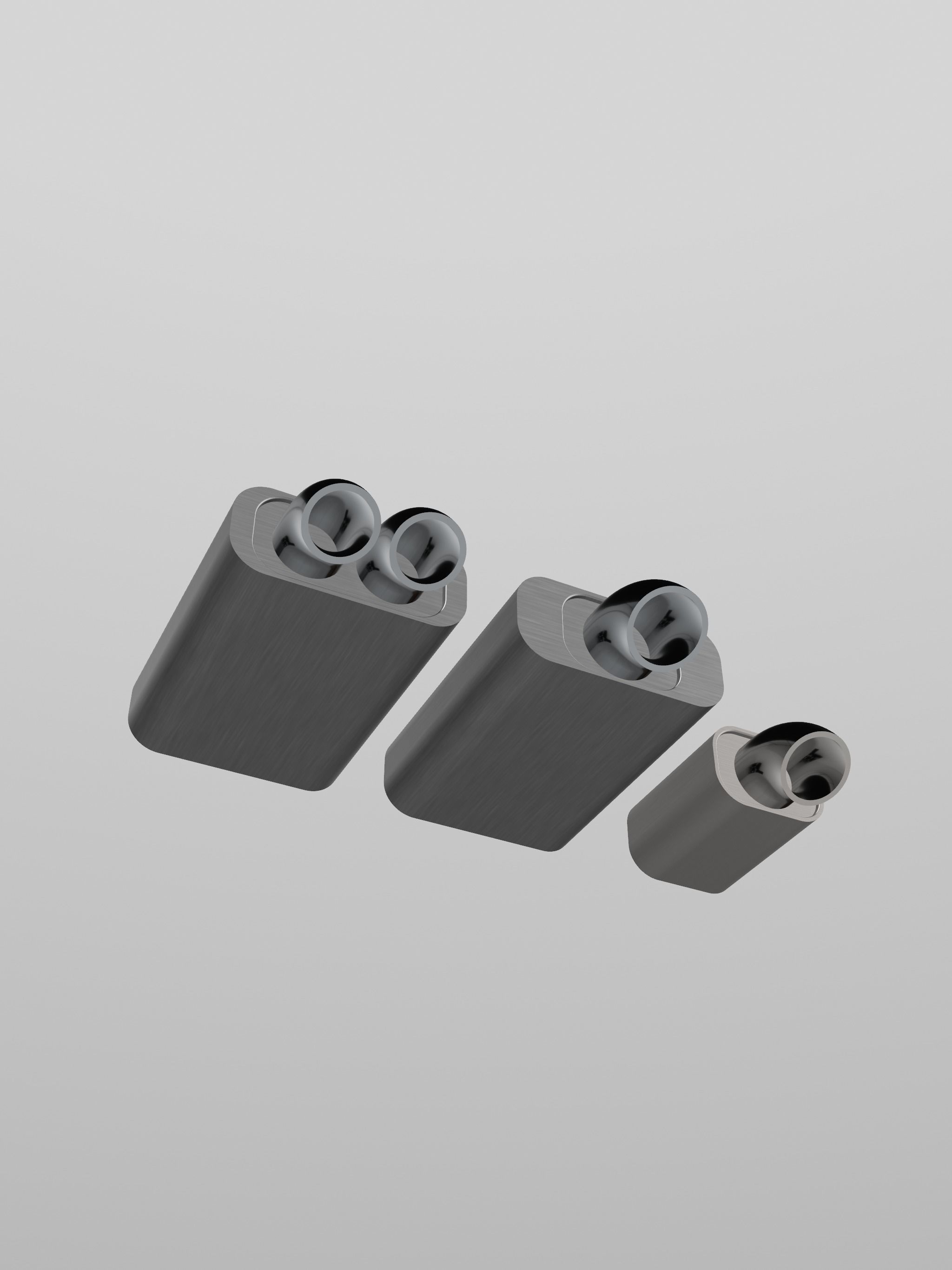 Exhaust Dump Mufflers x6 styles scale modelling 3D model 3D printable ...