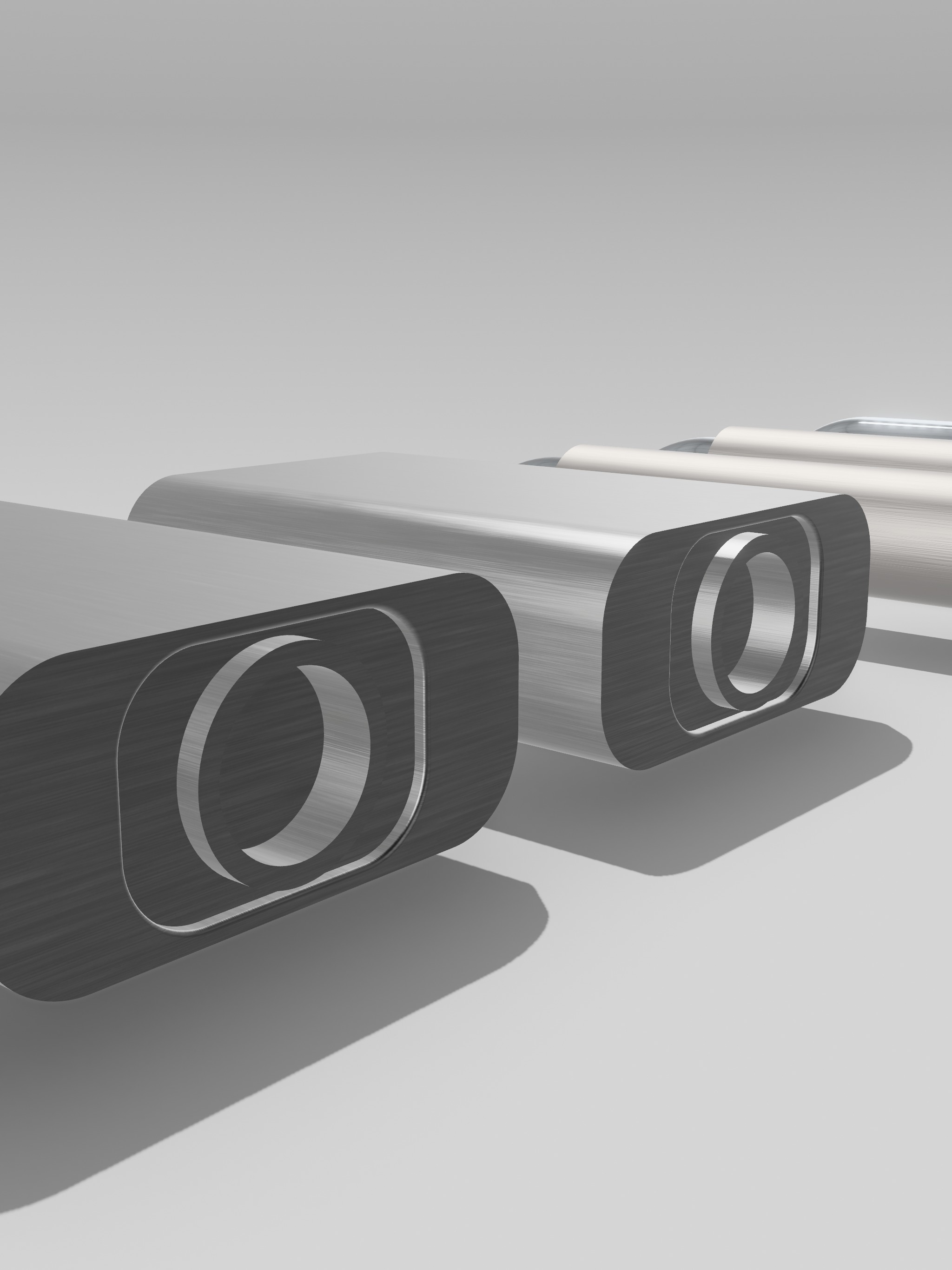 Exhaust Dump Mufflers x6 styles scale modelling 3D model 3D printable ...