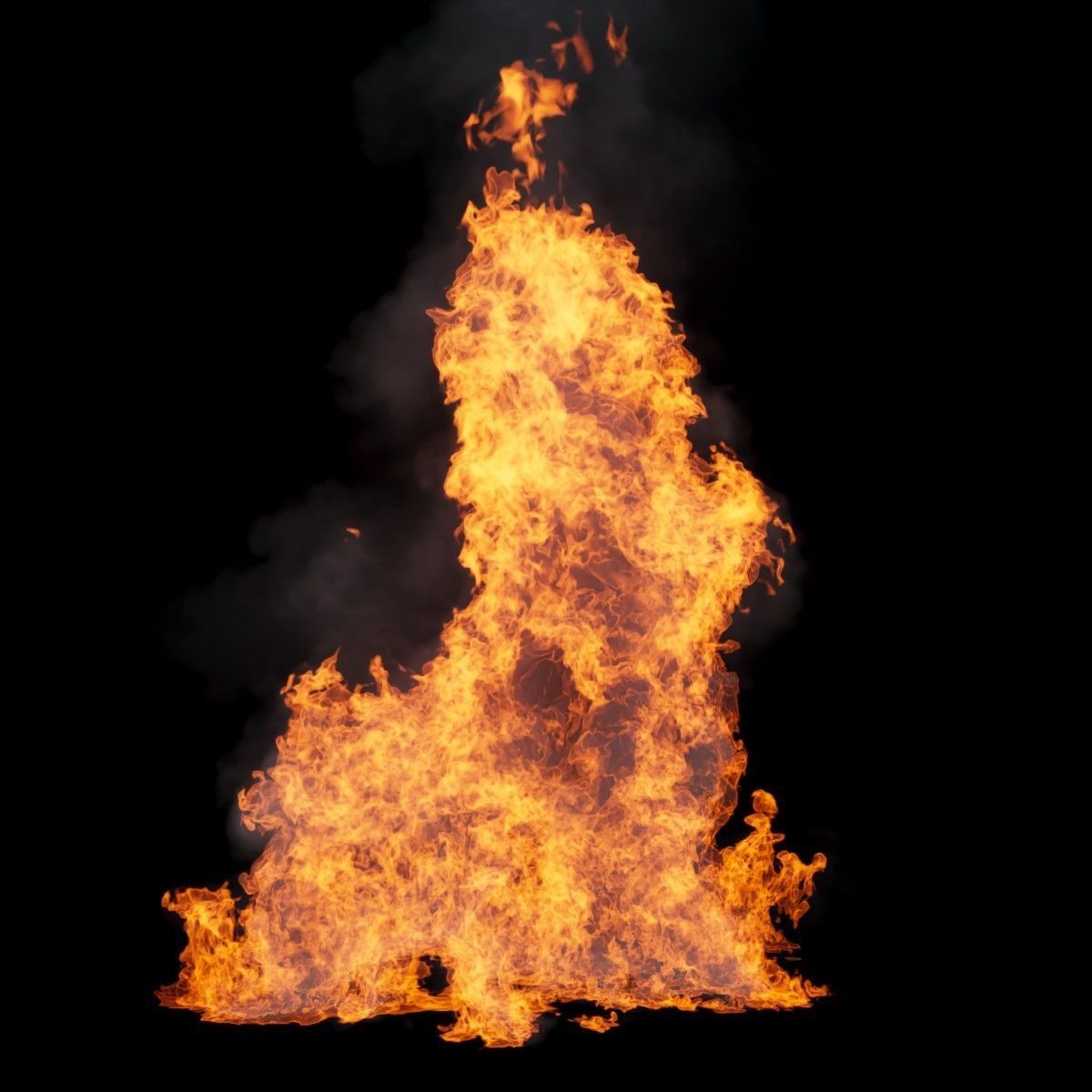 VDB Animated Fire Loop 1 3D model animated | CGTrader