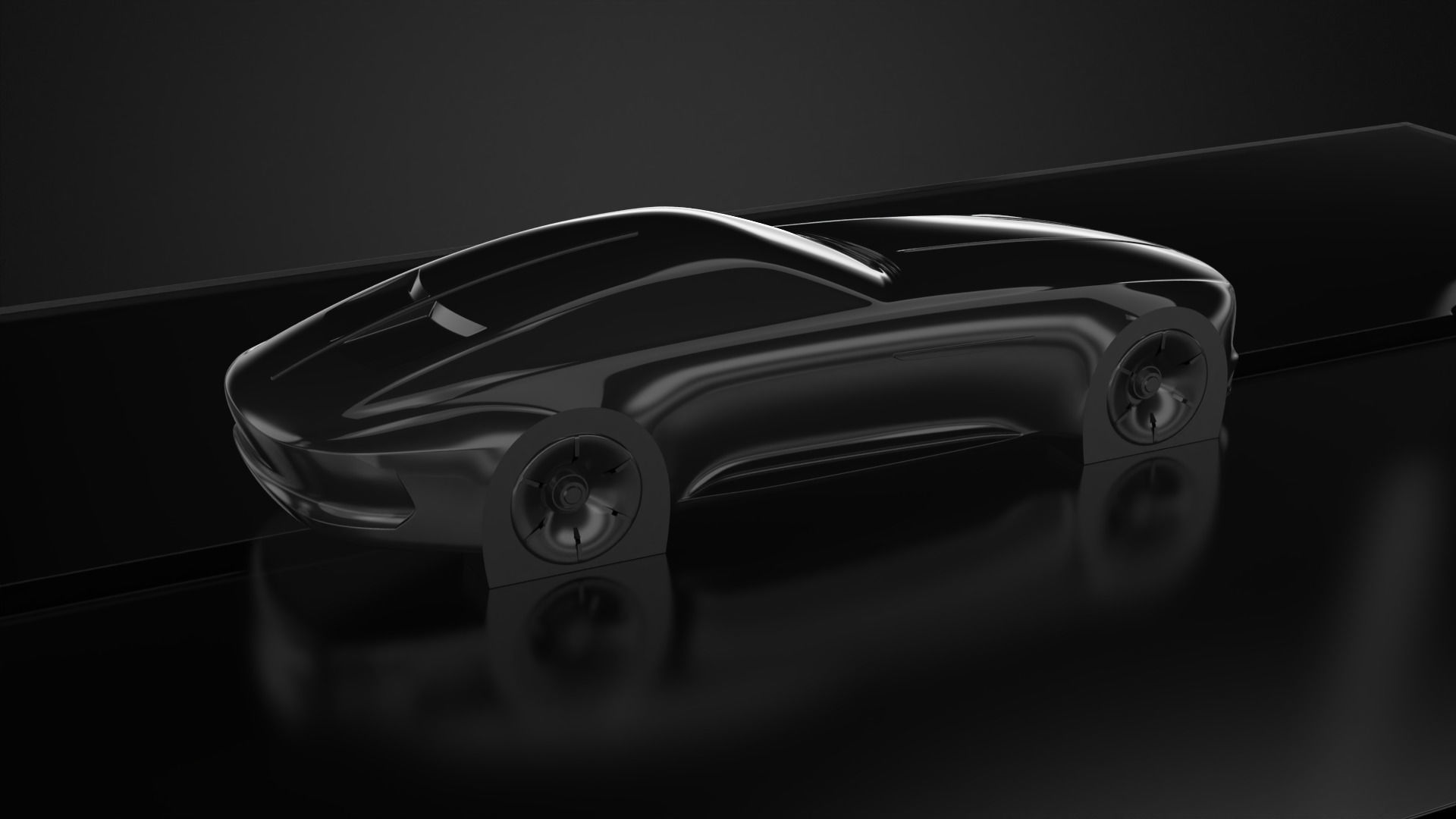 Mercedes Maybach Vision 6 Concept Car Speedform Automotive Art 3D model ...