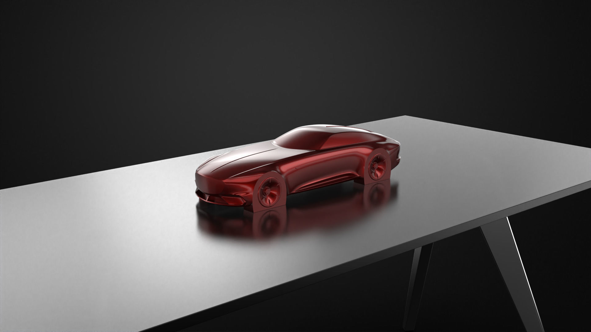 Mercedes Maybach Vision 6 Concept Car Speedform Automotive Art 3D model ...