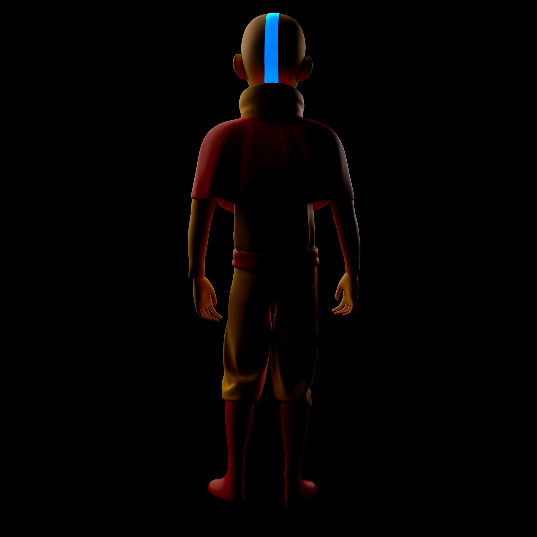 Aang - Avatar The Airbender 3D Model 3D model animated rigged | CGTrader