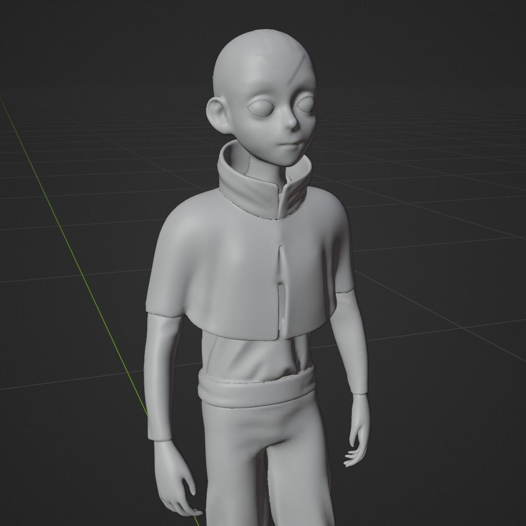 Aang - Avatar The Airbender 3D Model 3D model animated rigged | CGTrader