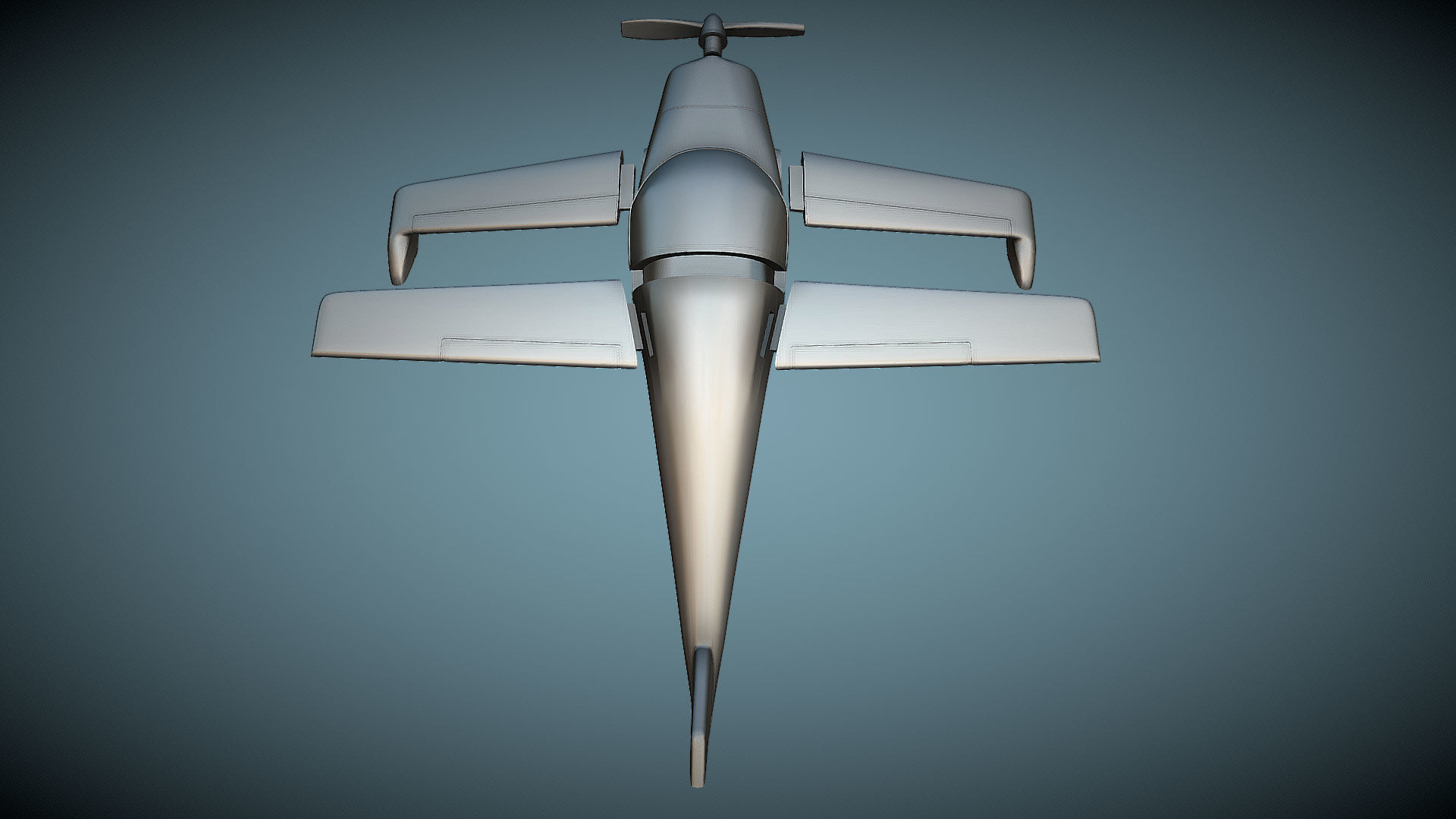 Rutan Model 54 Quickie Q2 - 3D Printable Model 3D model 3D printable ...