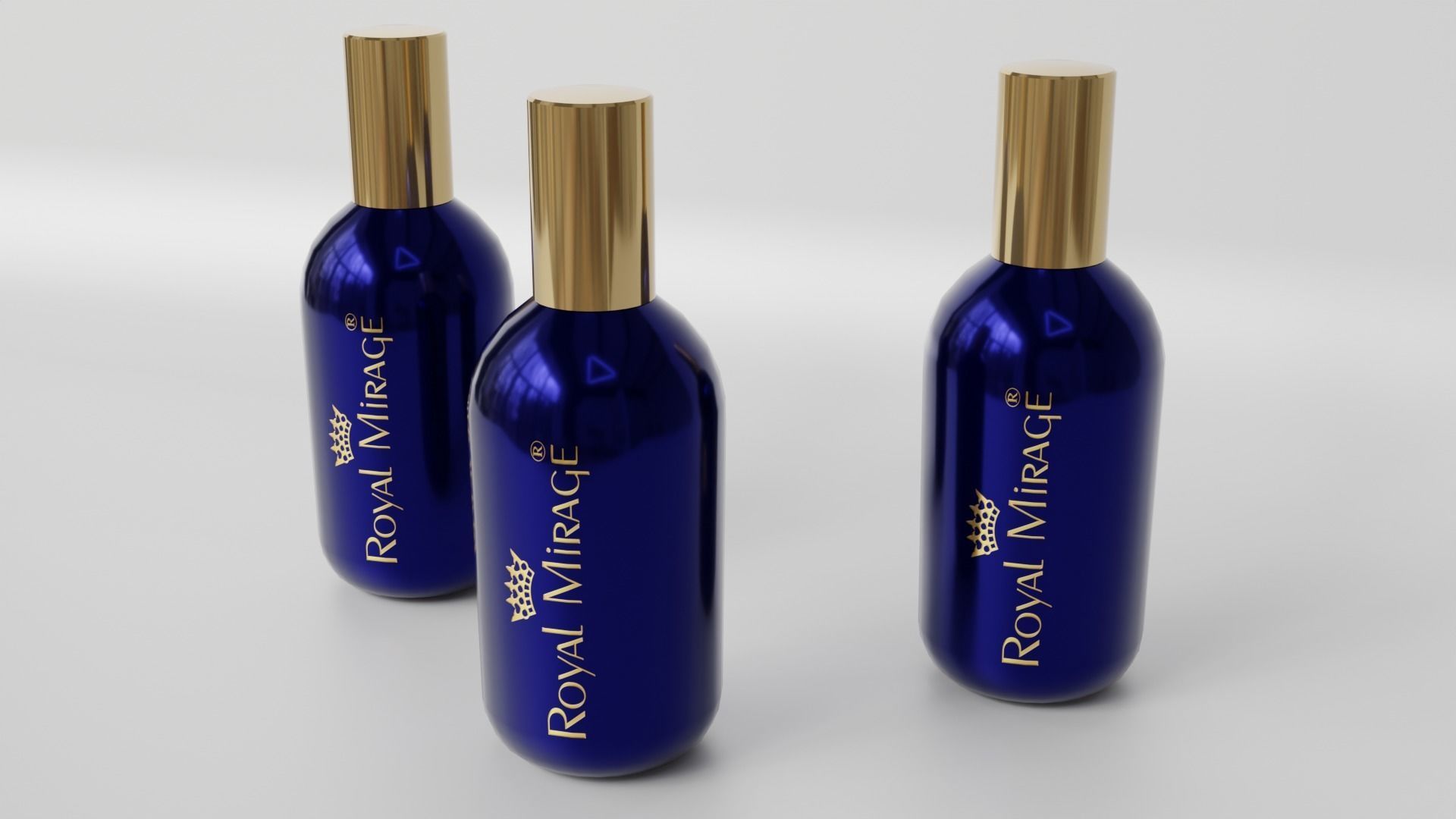 3D model Royal Mirage Perfume 3D Model - Blender Cycles Render VR / AR ...