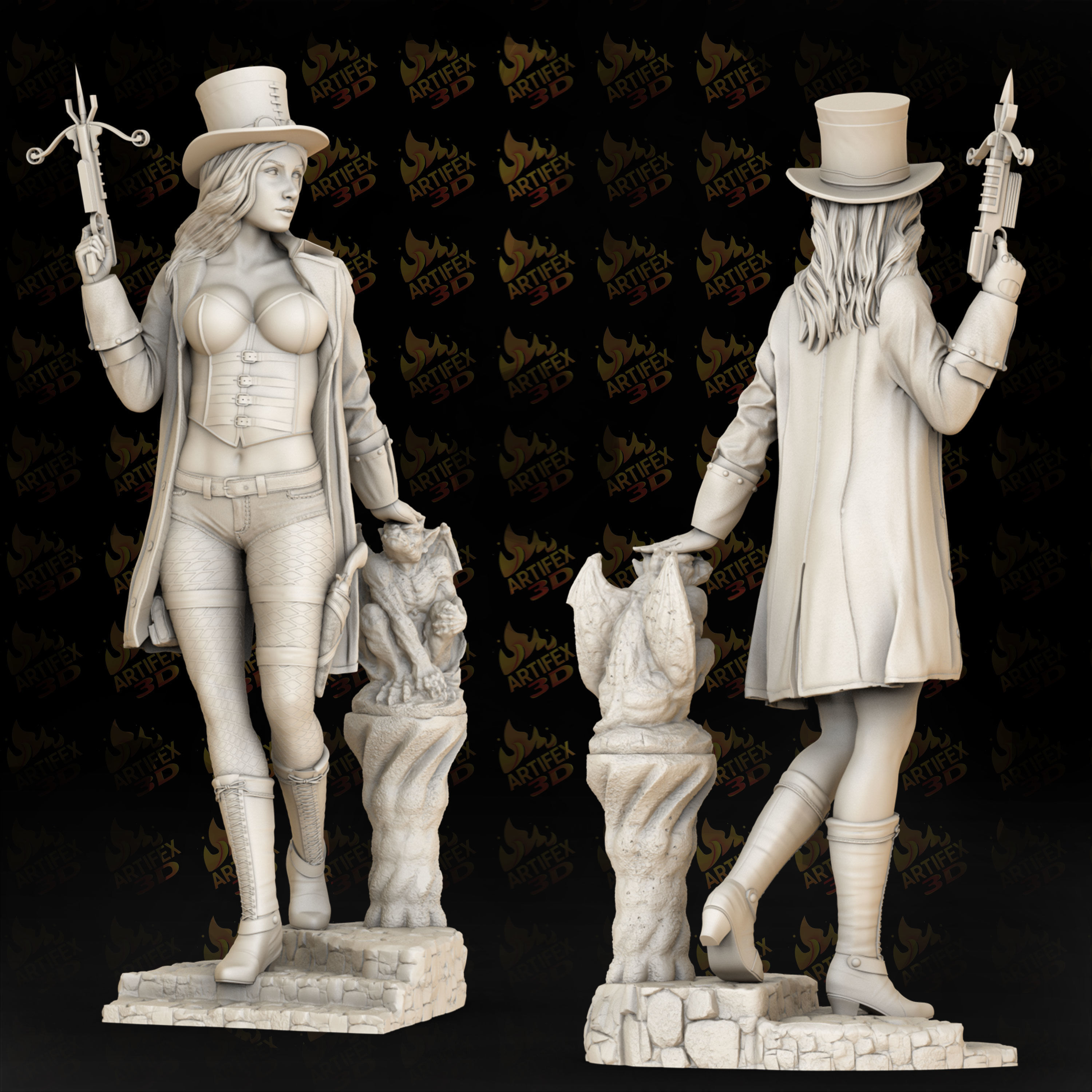 Liesel Van Helsing 3D model 3D printable | CGTrader