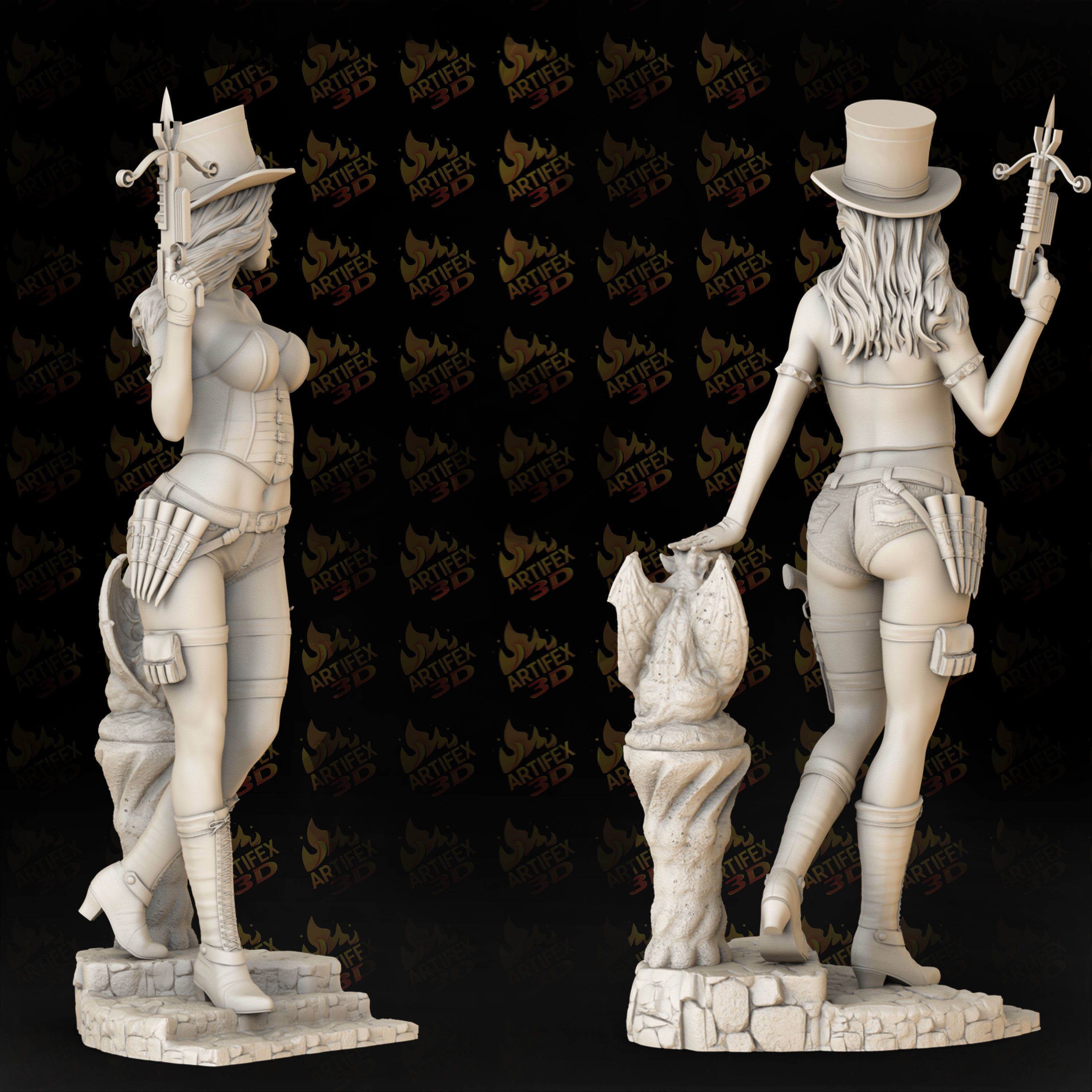 Liesel Van Helsing 3D model 3D printable | CGTrader