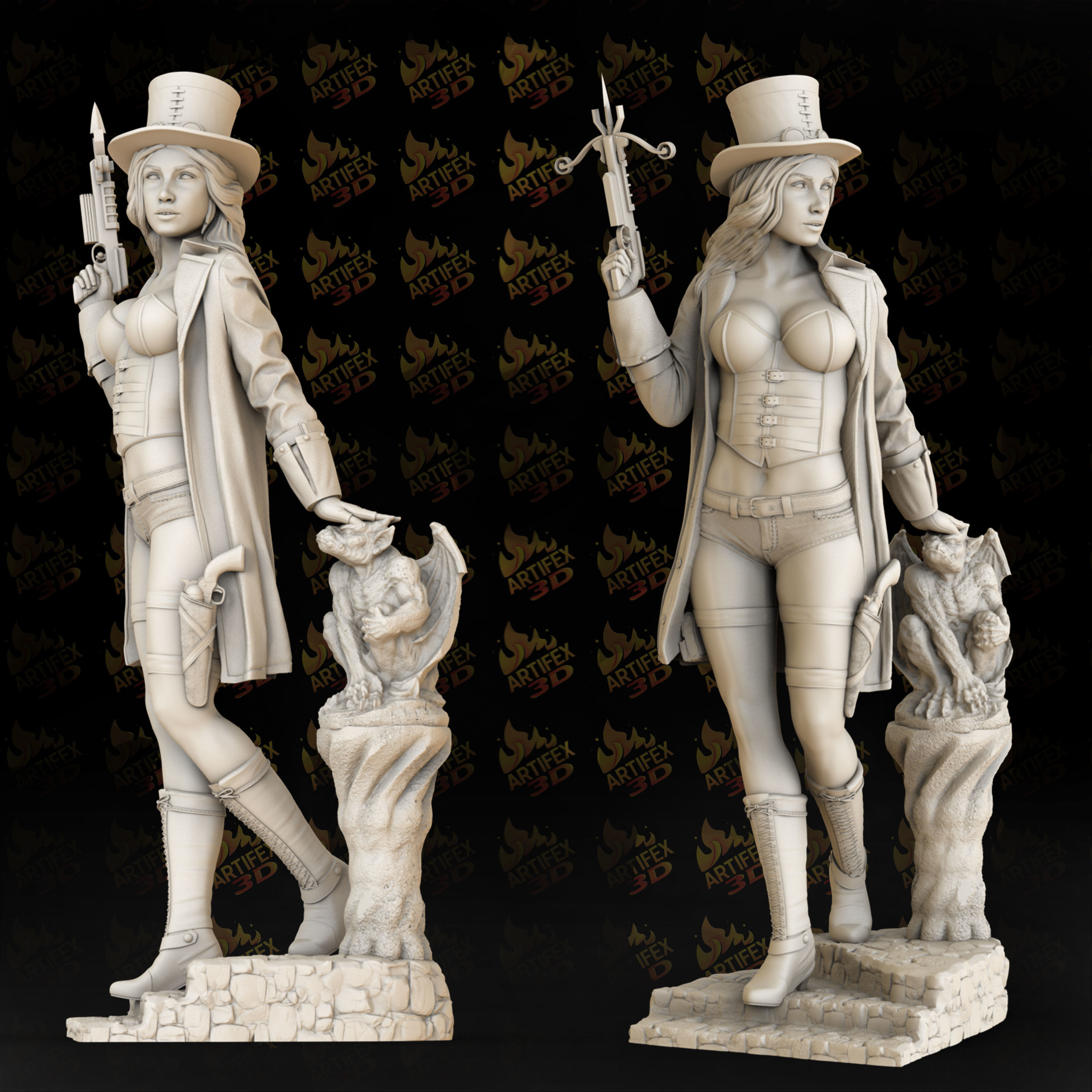 Liesel Van Helsing 3D model 3D printable | CGTrader