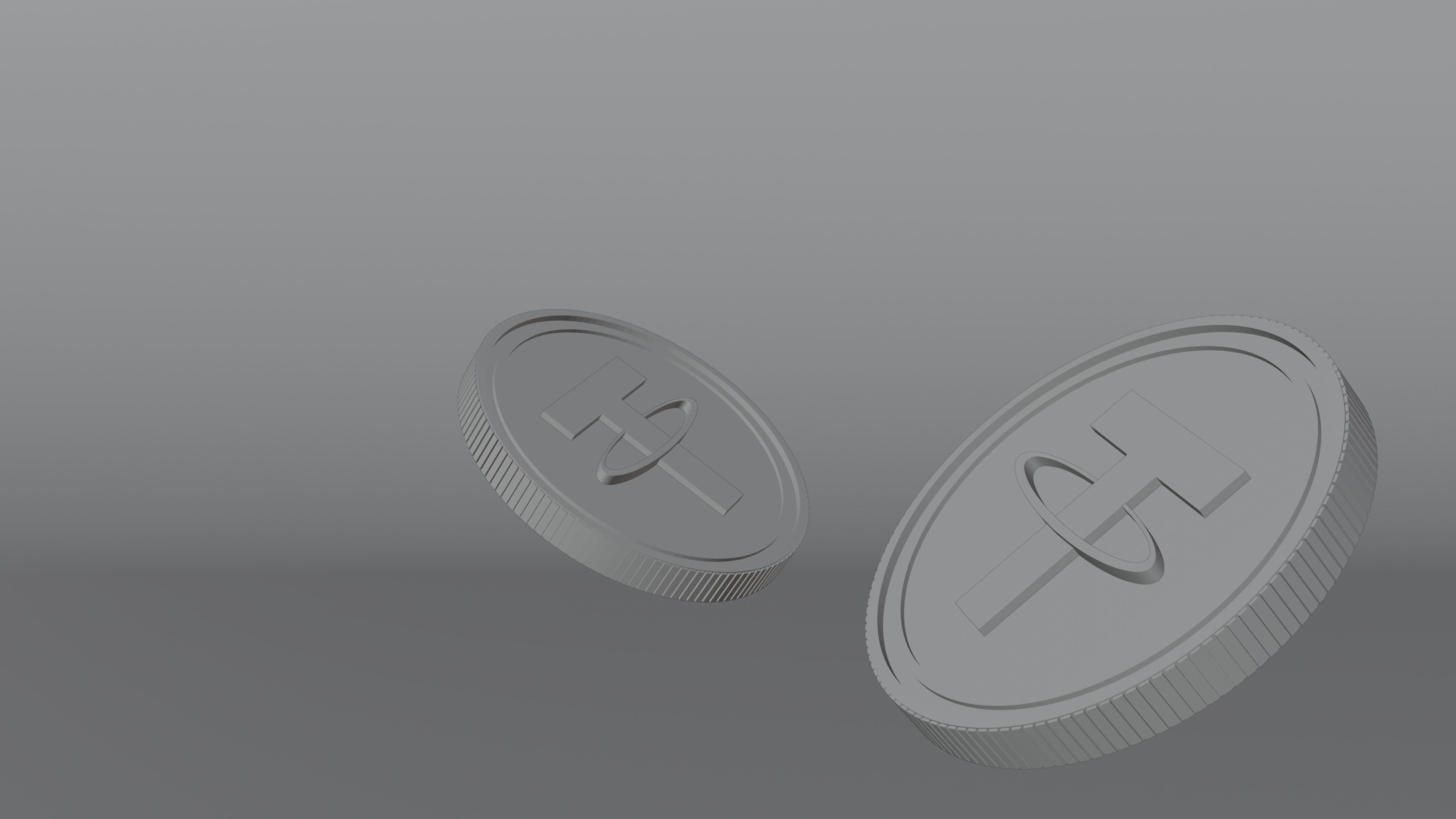 Tether Coin 3D Model 3D model | CGTrader