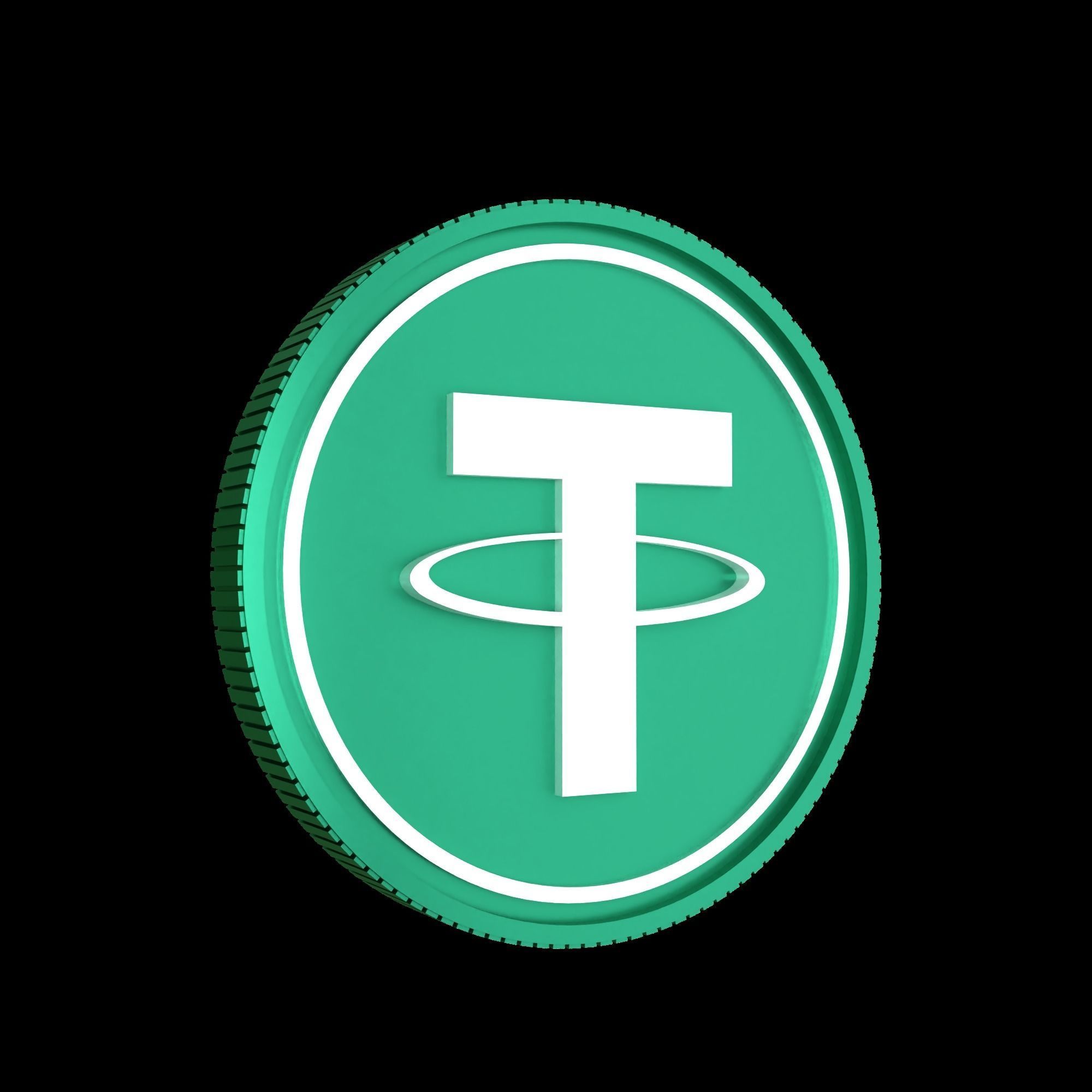 Tether Coin 3D Model 3D model | CGTrader