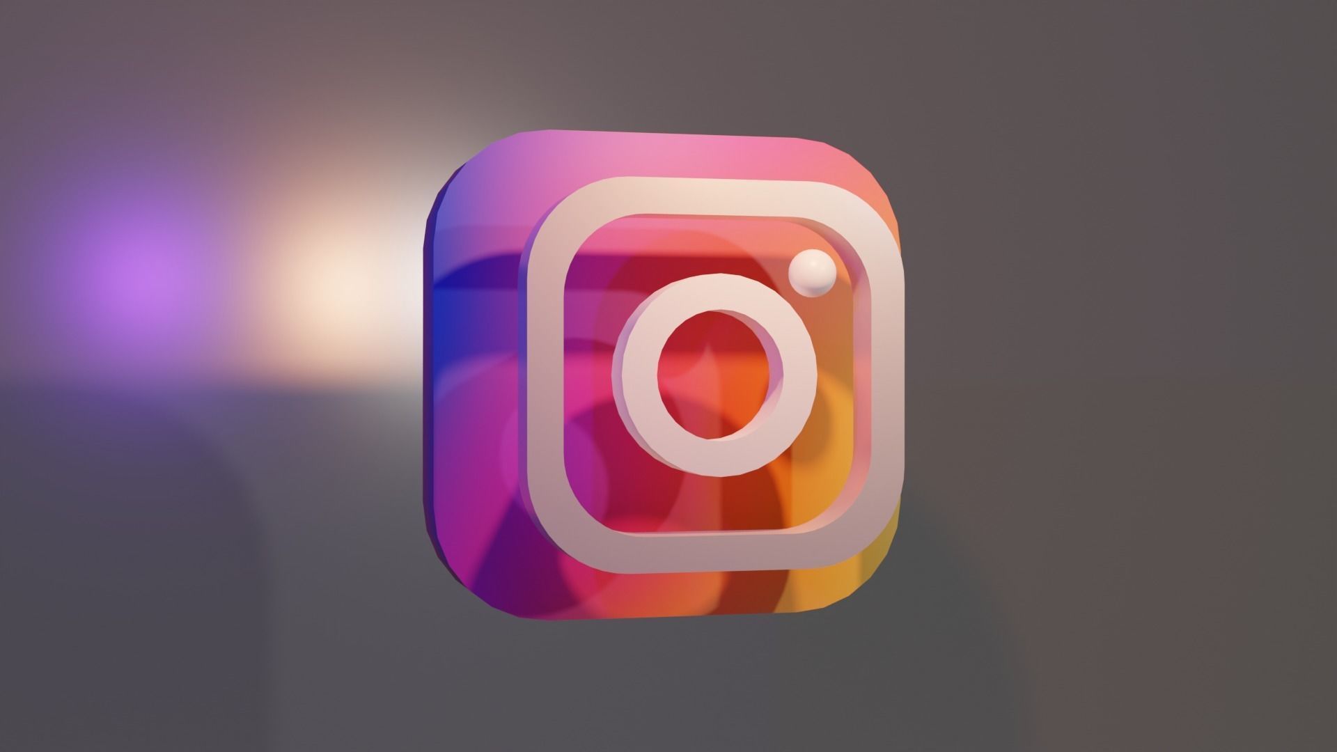 3D model Instagram Logo 3D model VR / AR / low-poly | CGTrader