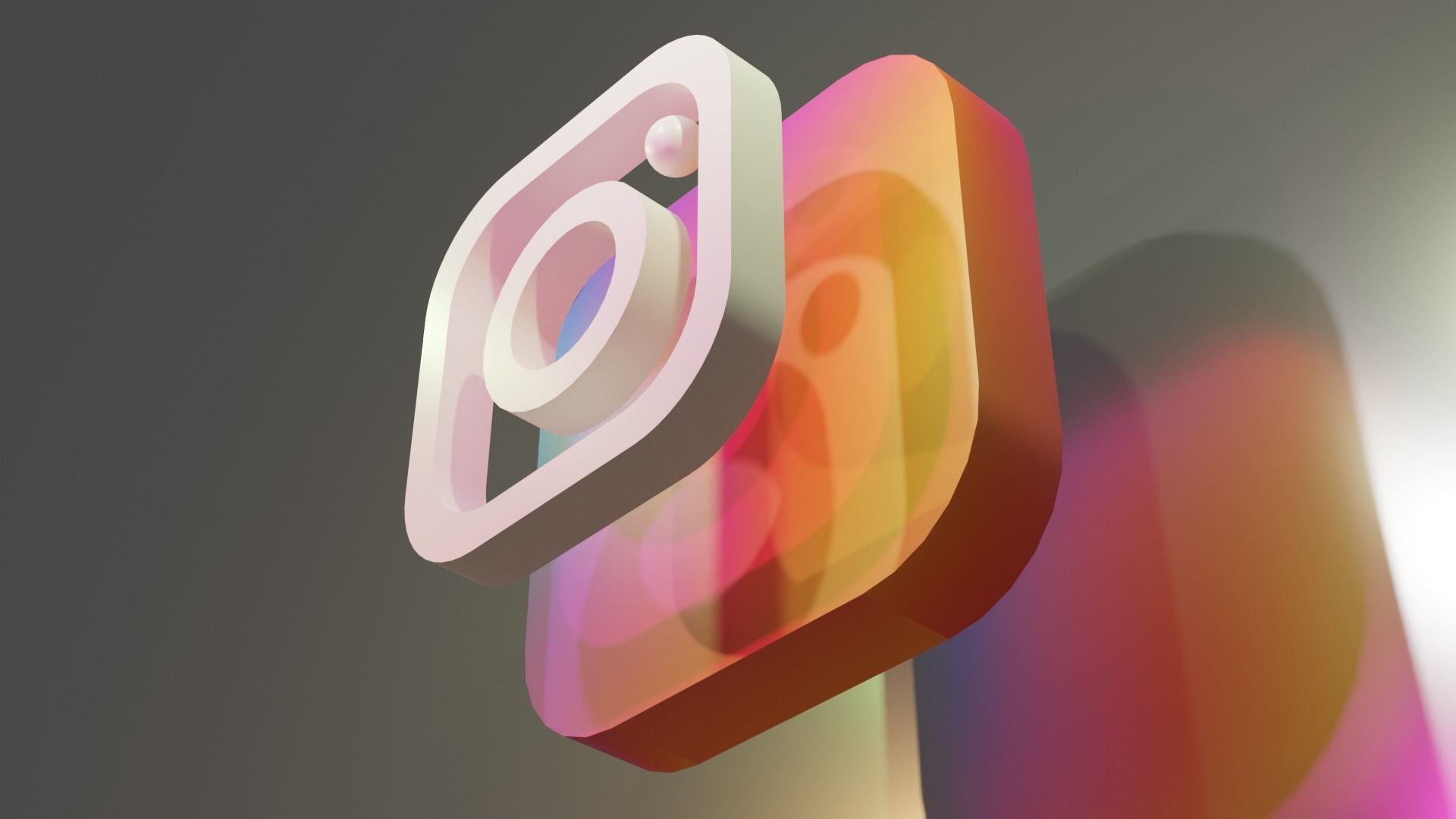 3D model Instagram Logo 3D model VR / AR / low-poly | CGTrader