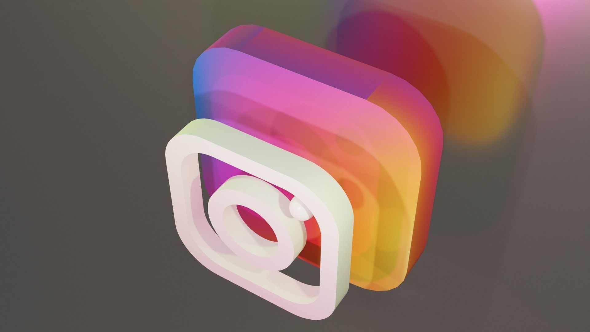 3D model Instagram Logo 3D model VR / AR / low-poly | CGTrader