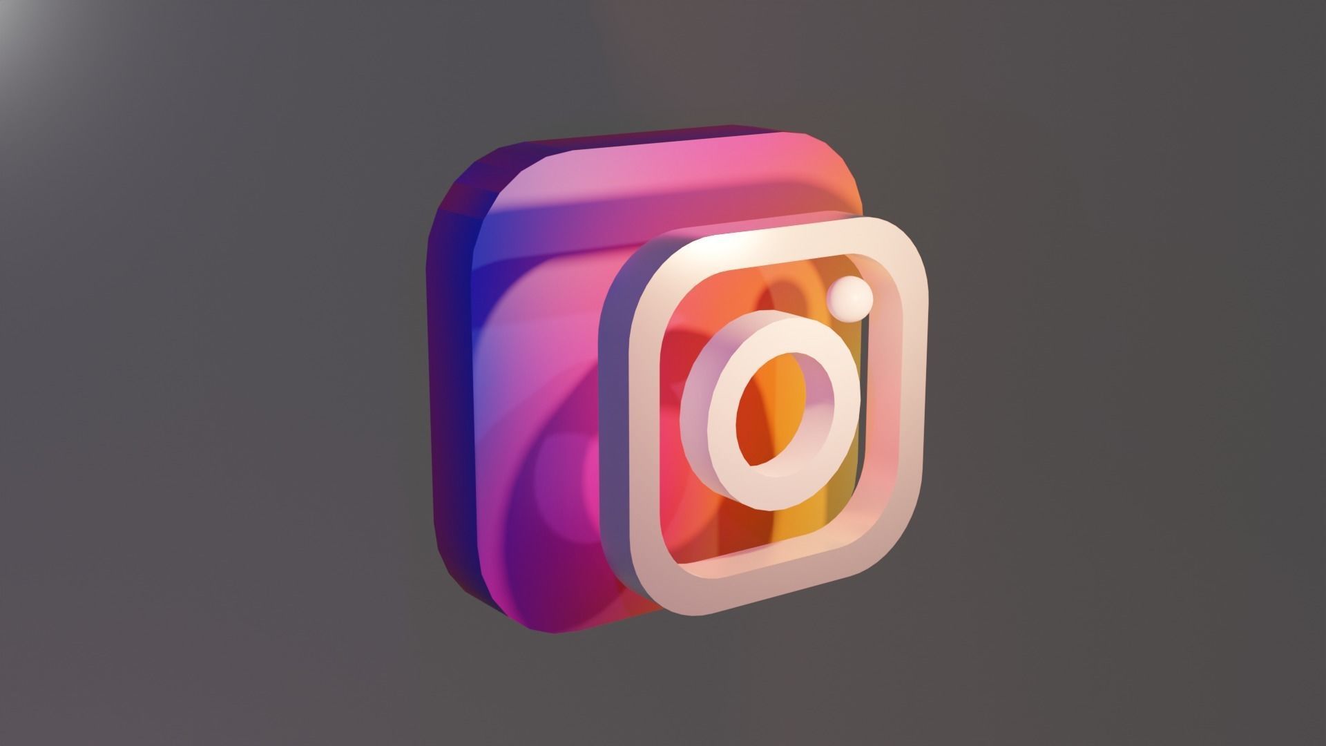 3D model Instagram Logo 3D model VR / AR / low-poly | CGTrader