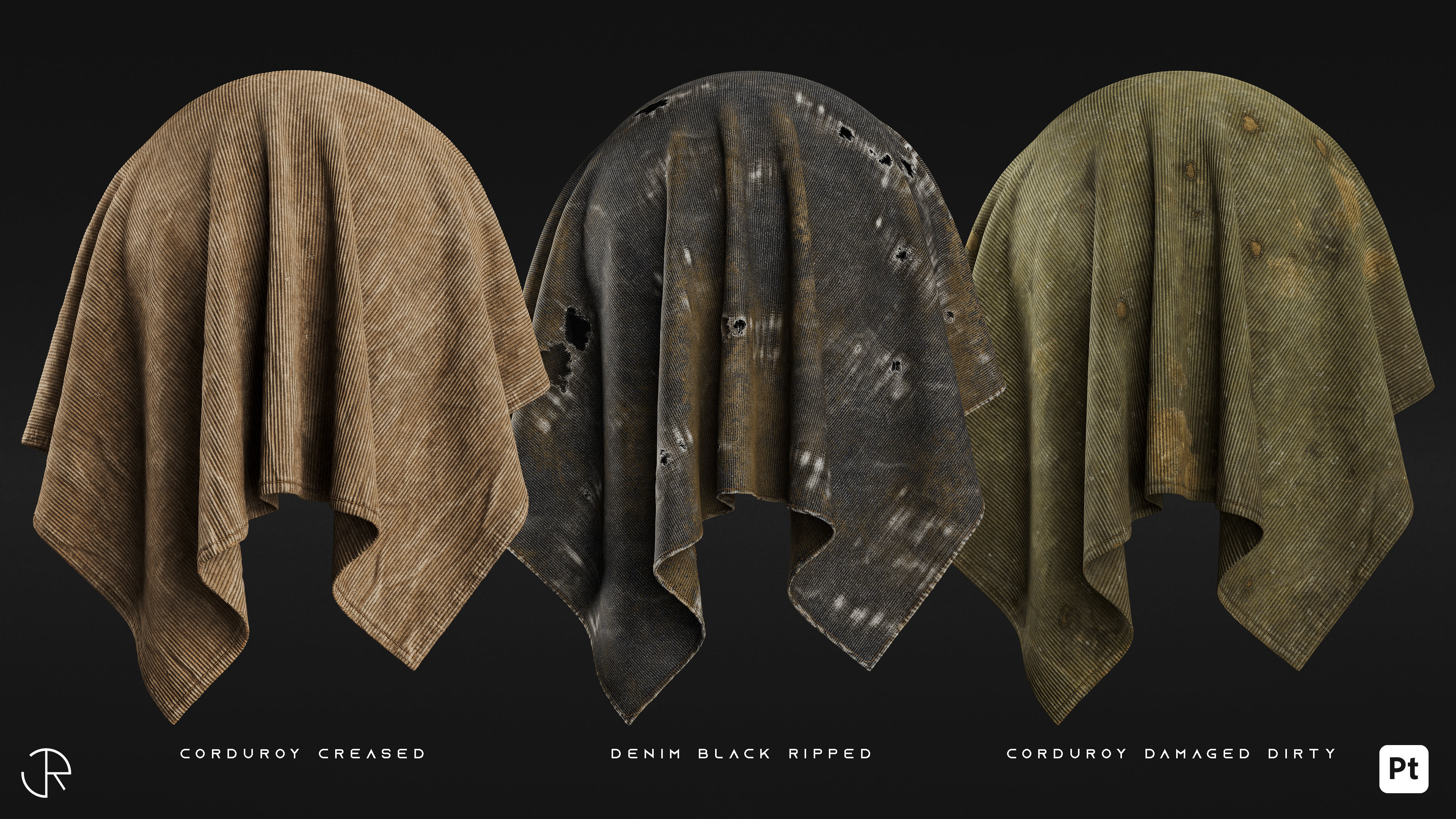 Post-Apocalyptic Cloth Smart Materials Vol 03 3D model | CGTrader