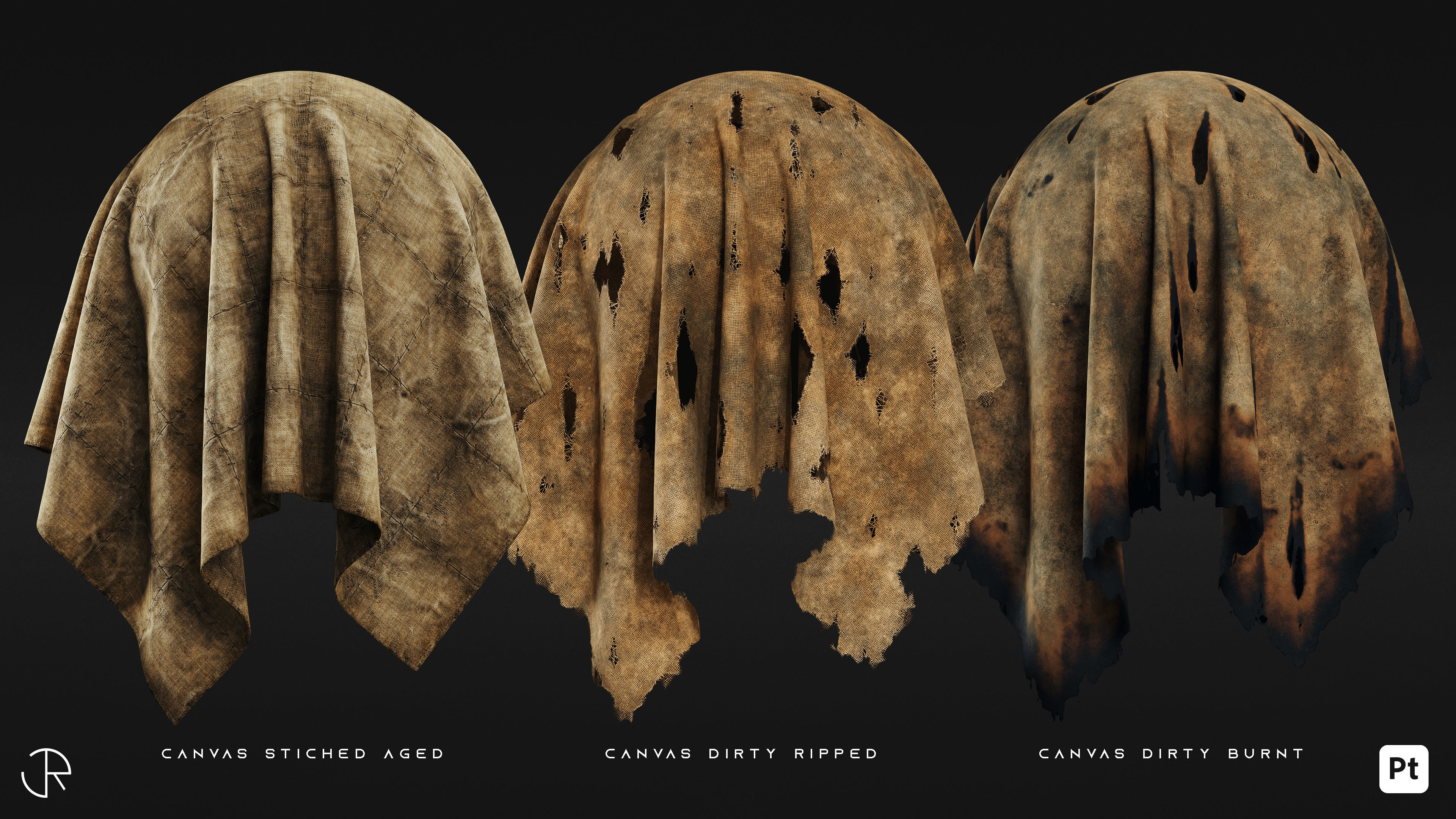 Post-Apocalyptic Cloth Smart Materials Vol 03 3D model | CGTrader