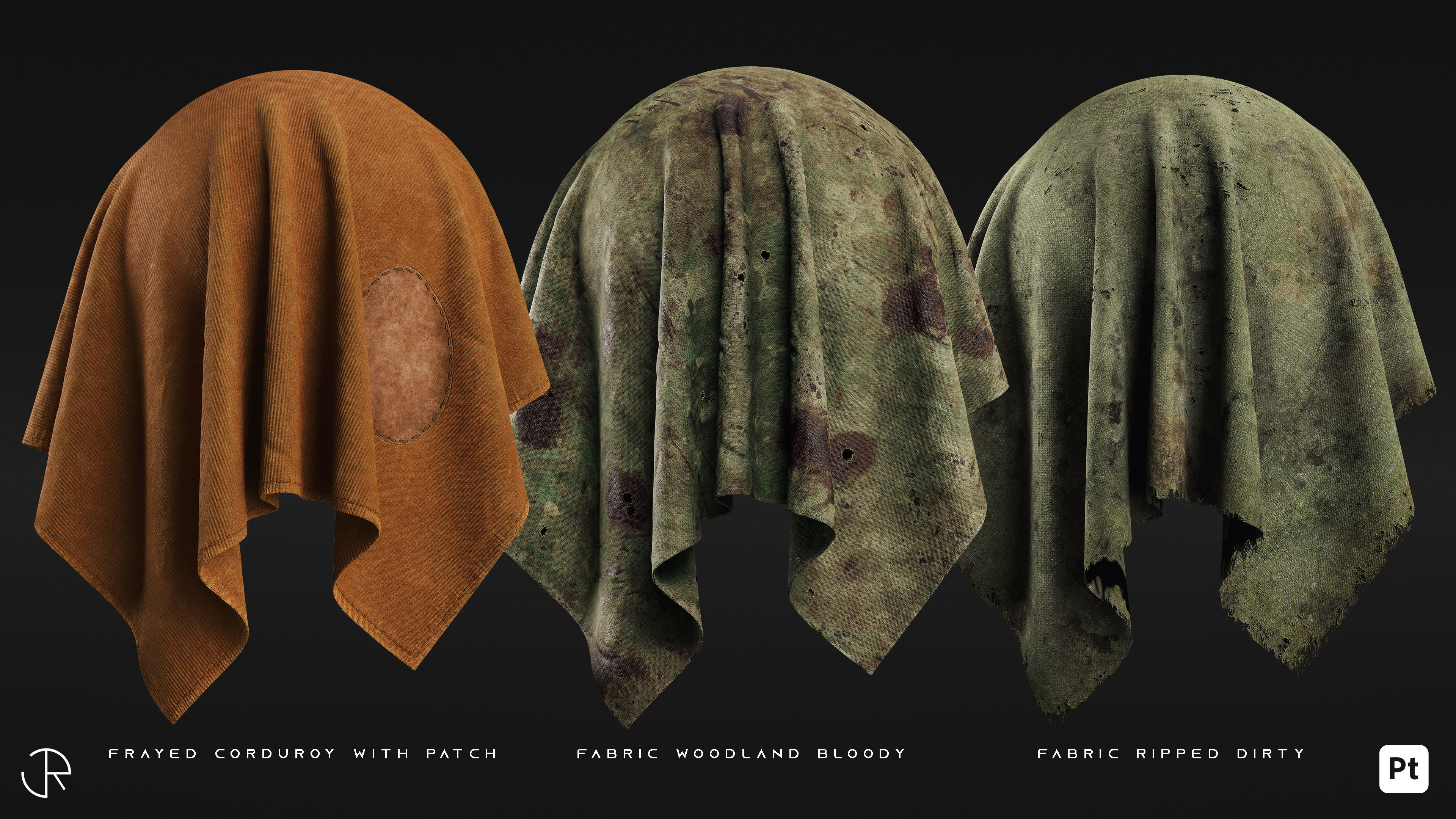 Post-Apocalyptic Cloth Smart Materials Vol 03 3D model | CGTrader