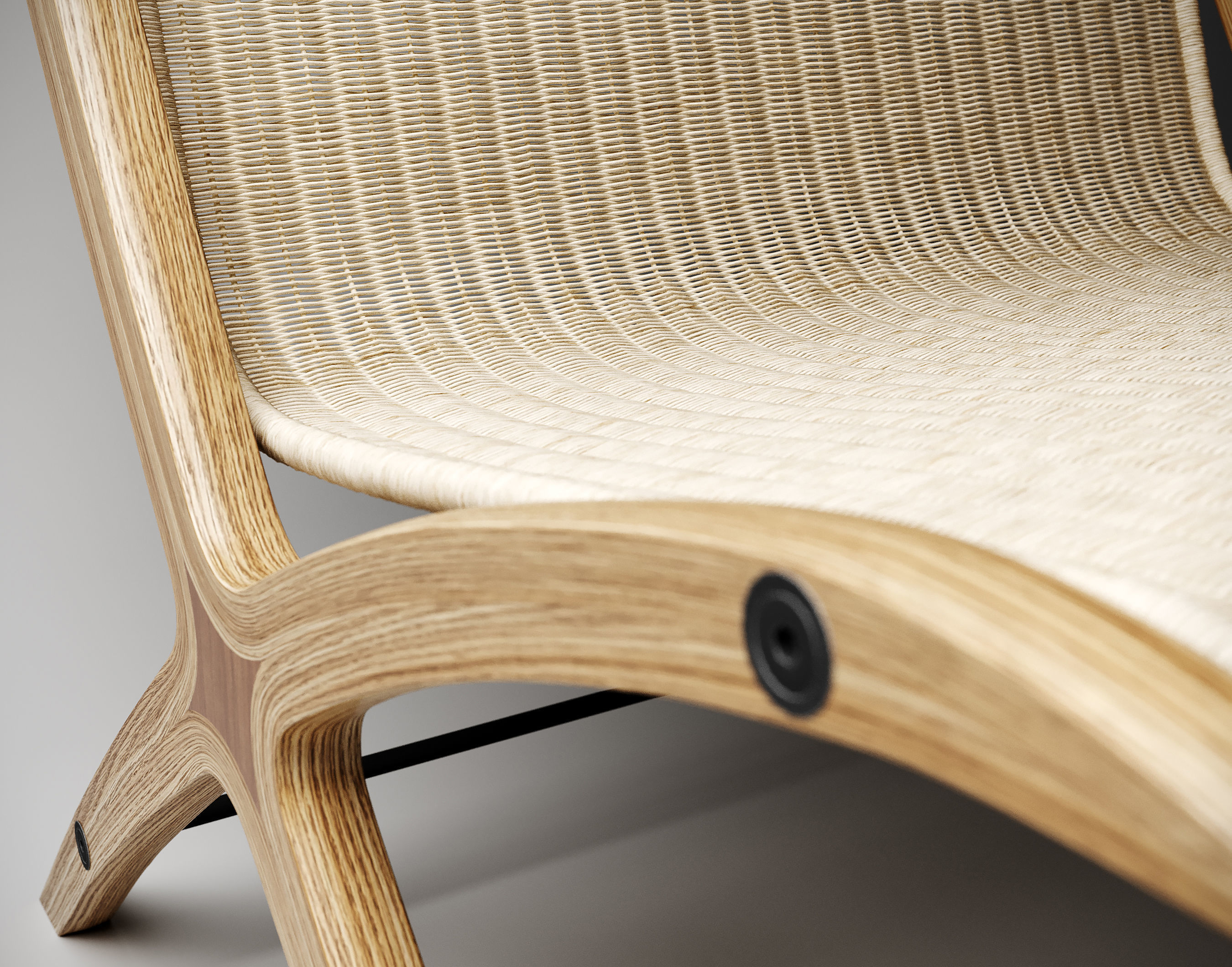 Andtradition X HM10 lounge rattan chair 3D model | CGTrader