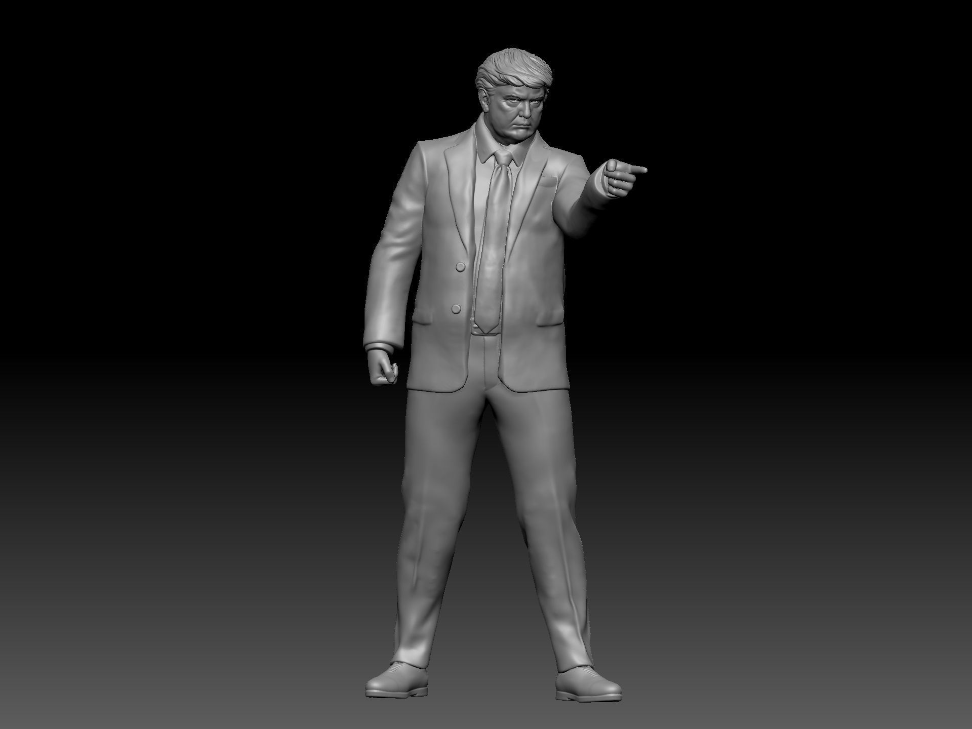 donal trump 3D model 3D printable | CGTrader