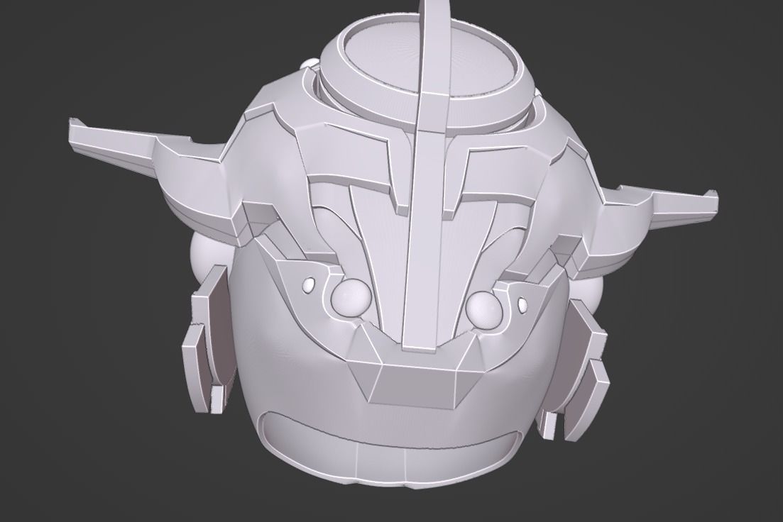 Kamen Rider Evol cosplay helmet 3D printable STL file 3D model 3D ...