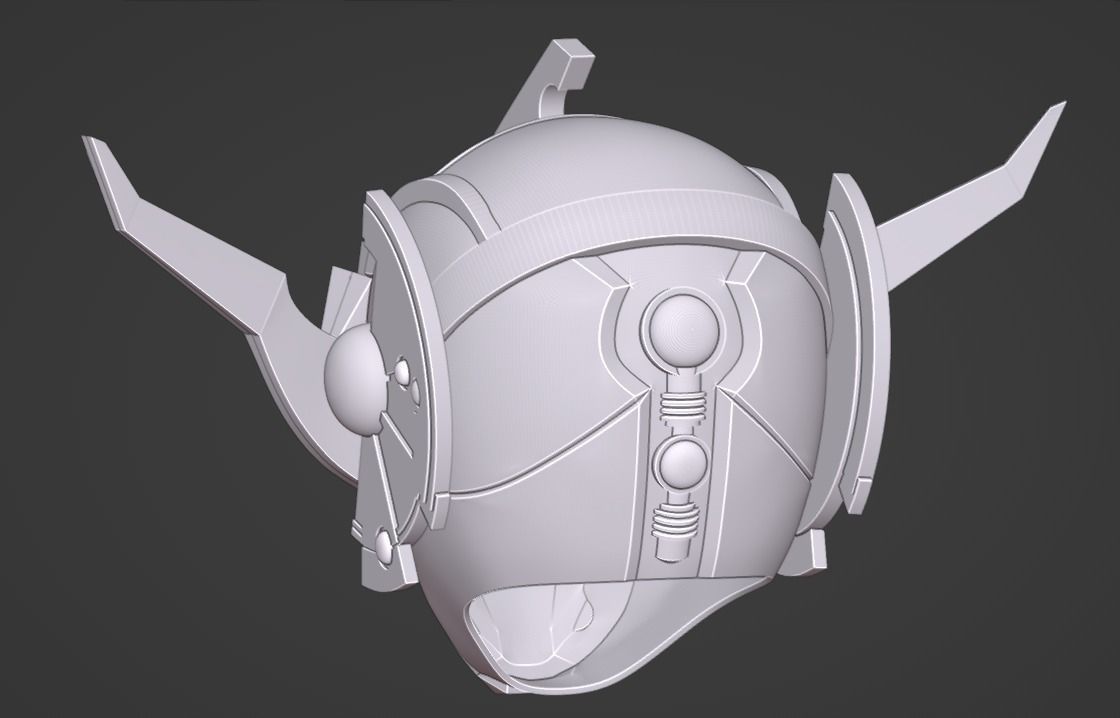 Kamen Rider Evol cosplay helmet 3D printable STL file 3D model 3D ...