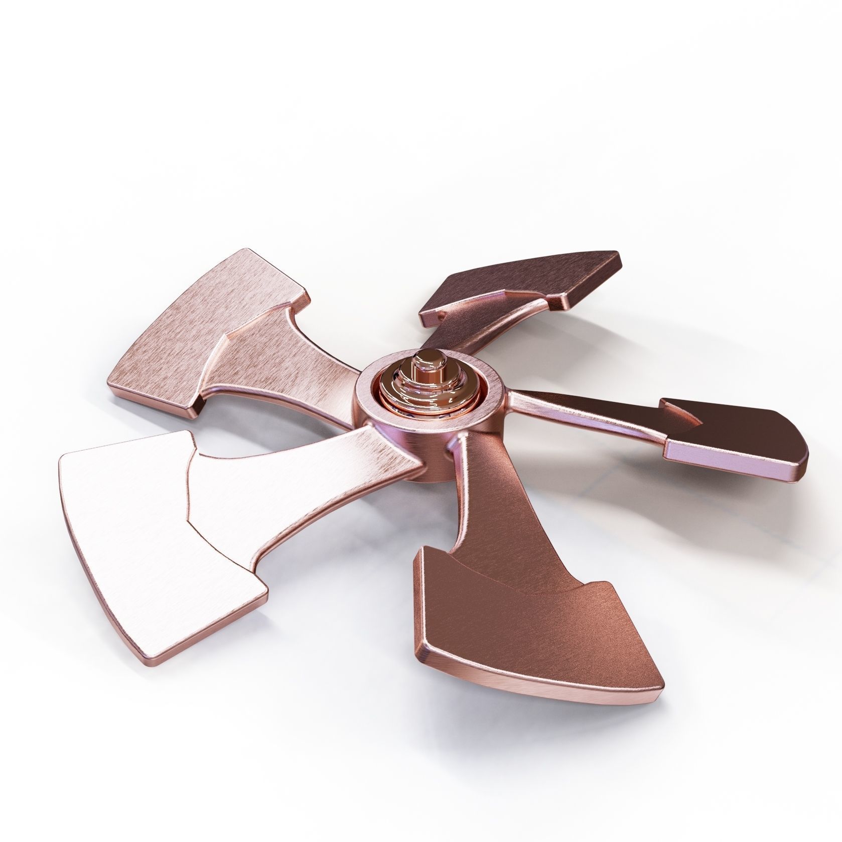 Propeller fidget spinner 3D model 3D printable | CGTrader