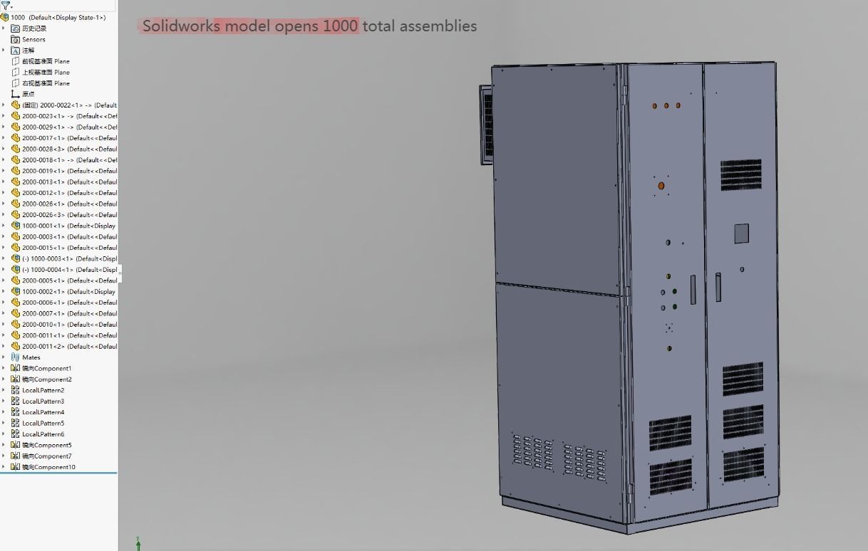 High voltage switchgear cabinet 3D model | CGTrader