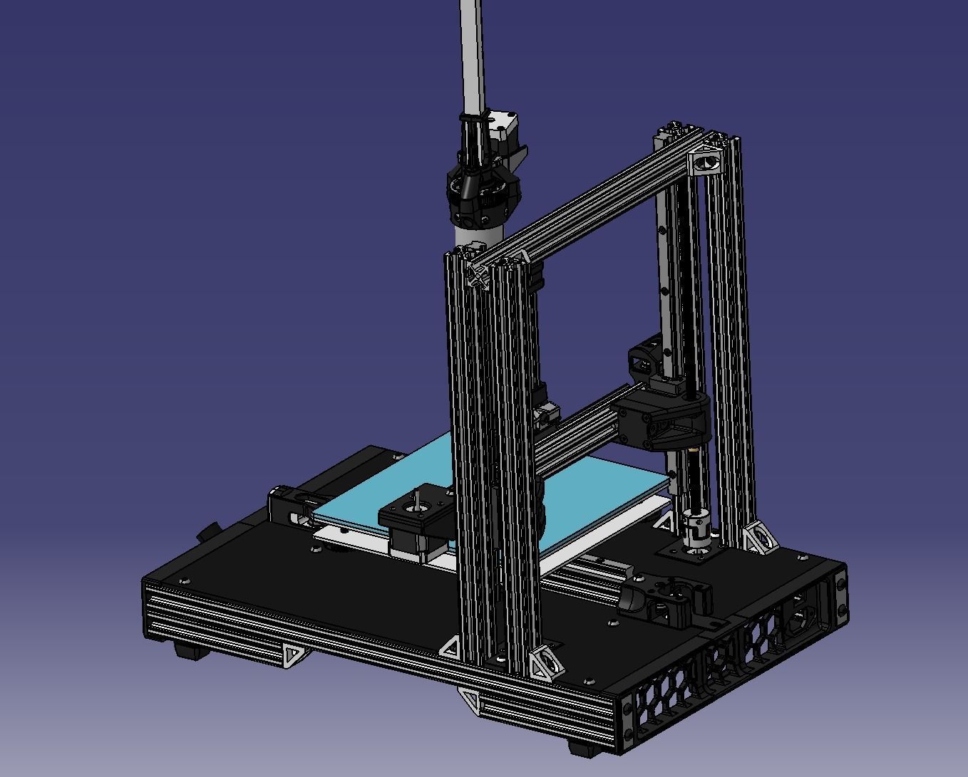 Extrusion 3D printer 3D model | CGTrader