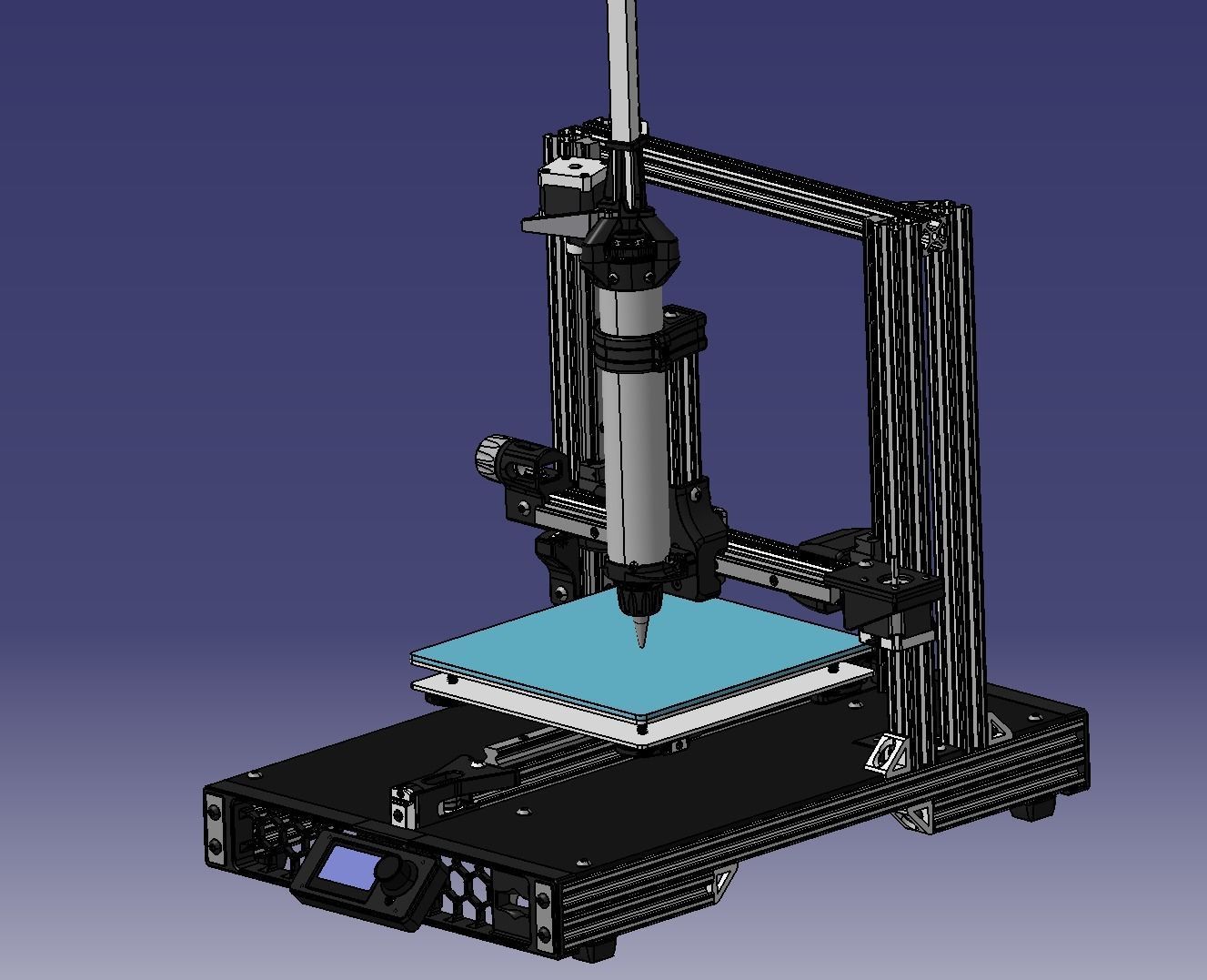 Extrusion 3D printer 3D model | CGTrader