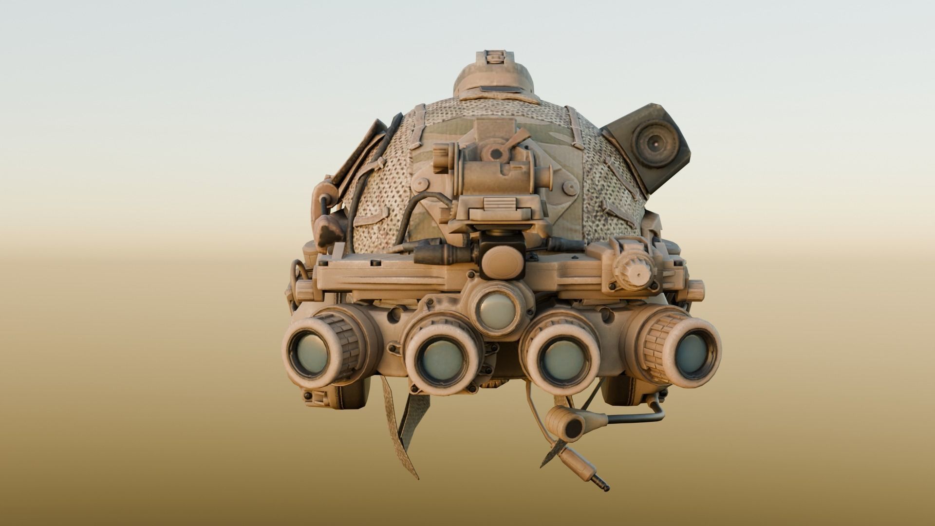 3D model Special forces helmet VR / AR / low-poly | CGTrader