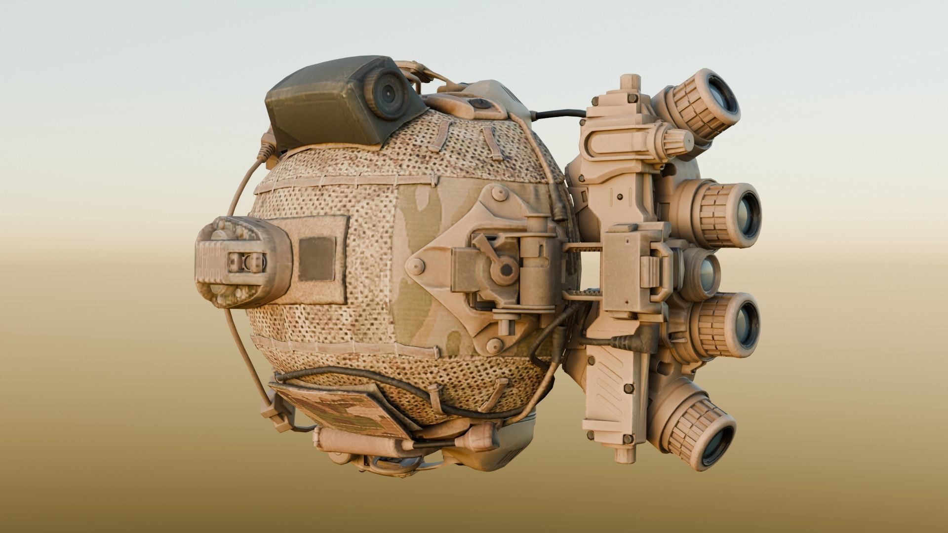 3D model Special forces helmet VR / AR / low-poly | CGTrader