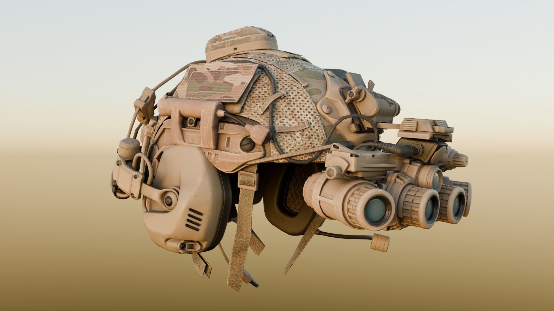 3D model Special forces helmet VR / AR / low-poly | CGTrader