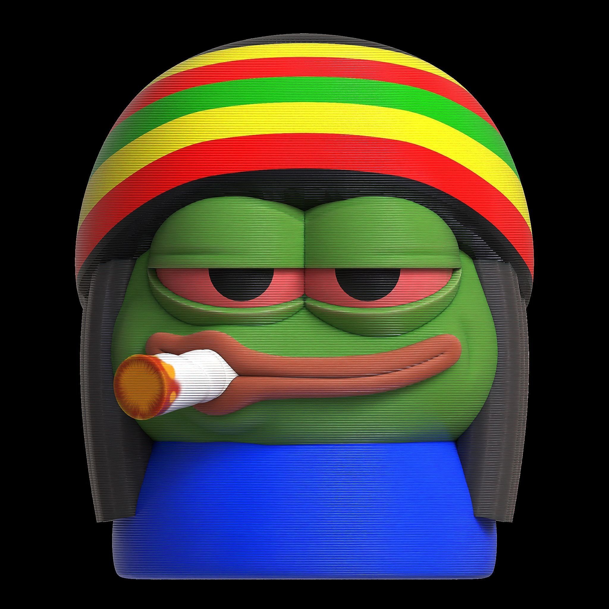 3D Printable Peepo Miniature - Stoned Model 3D model 3D printable ...