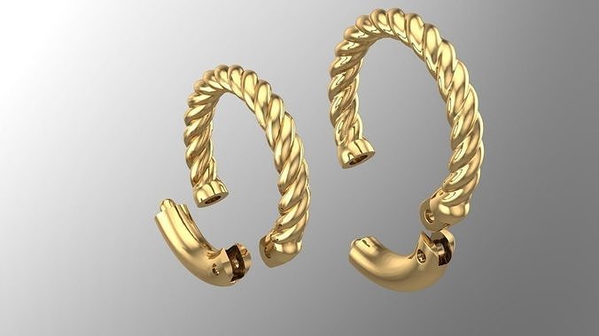 2ply piercing 3D model 3D printable | CGTrader