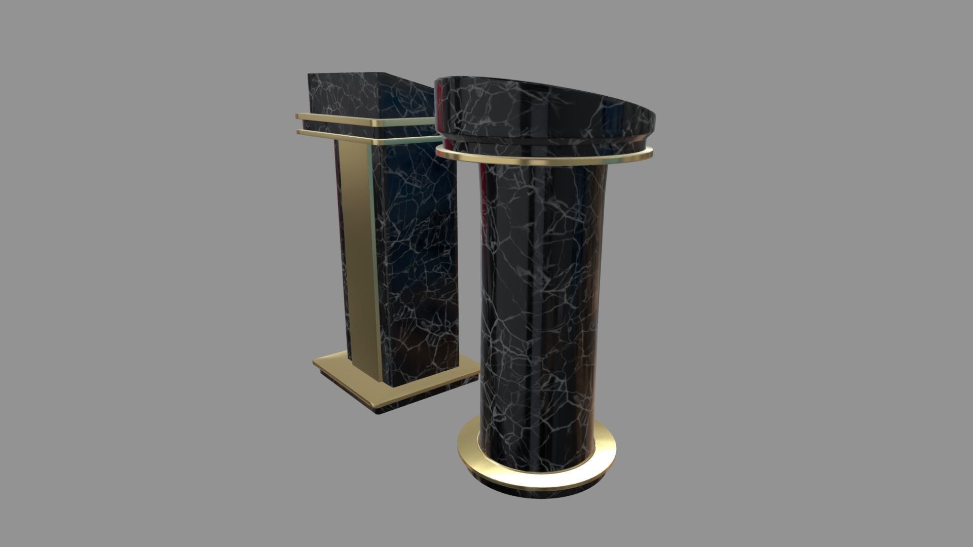 3D model Modern Luxury Lectern Podium VR / AR / low-poly | CGTrader