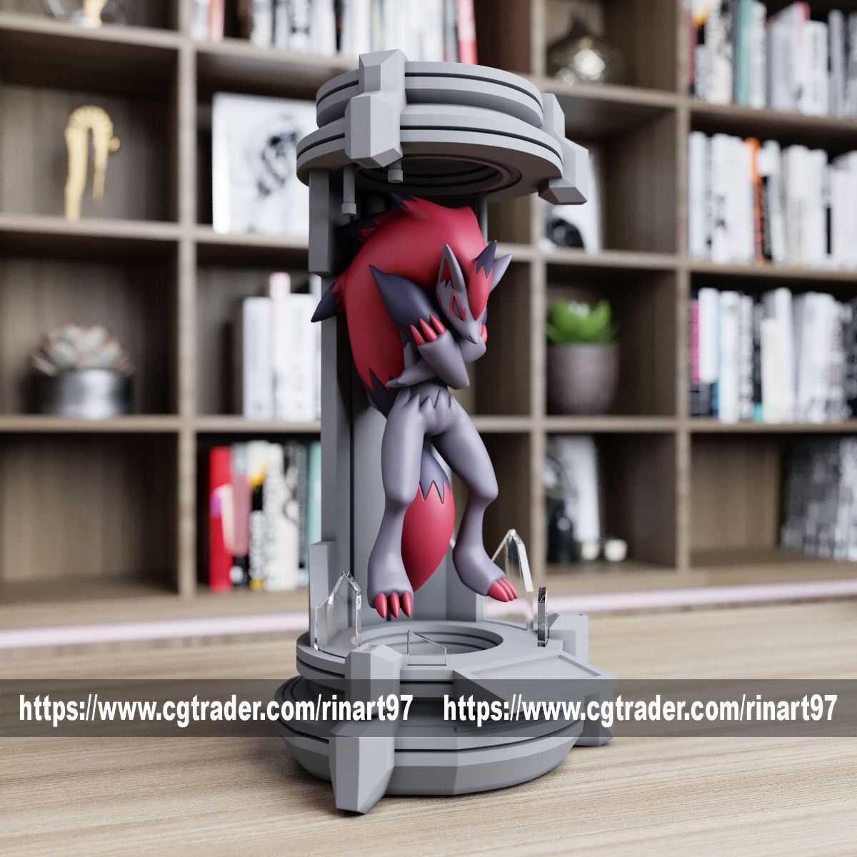 Zoroark in the lab from pokemon 3D model 3D printable | CGTrader