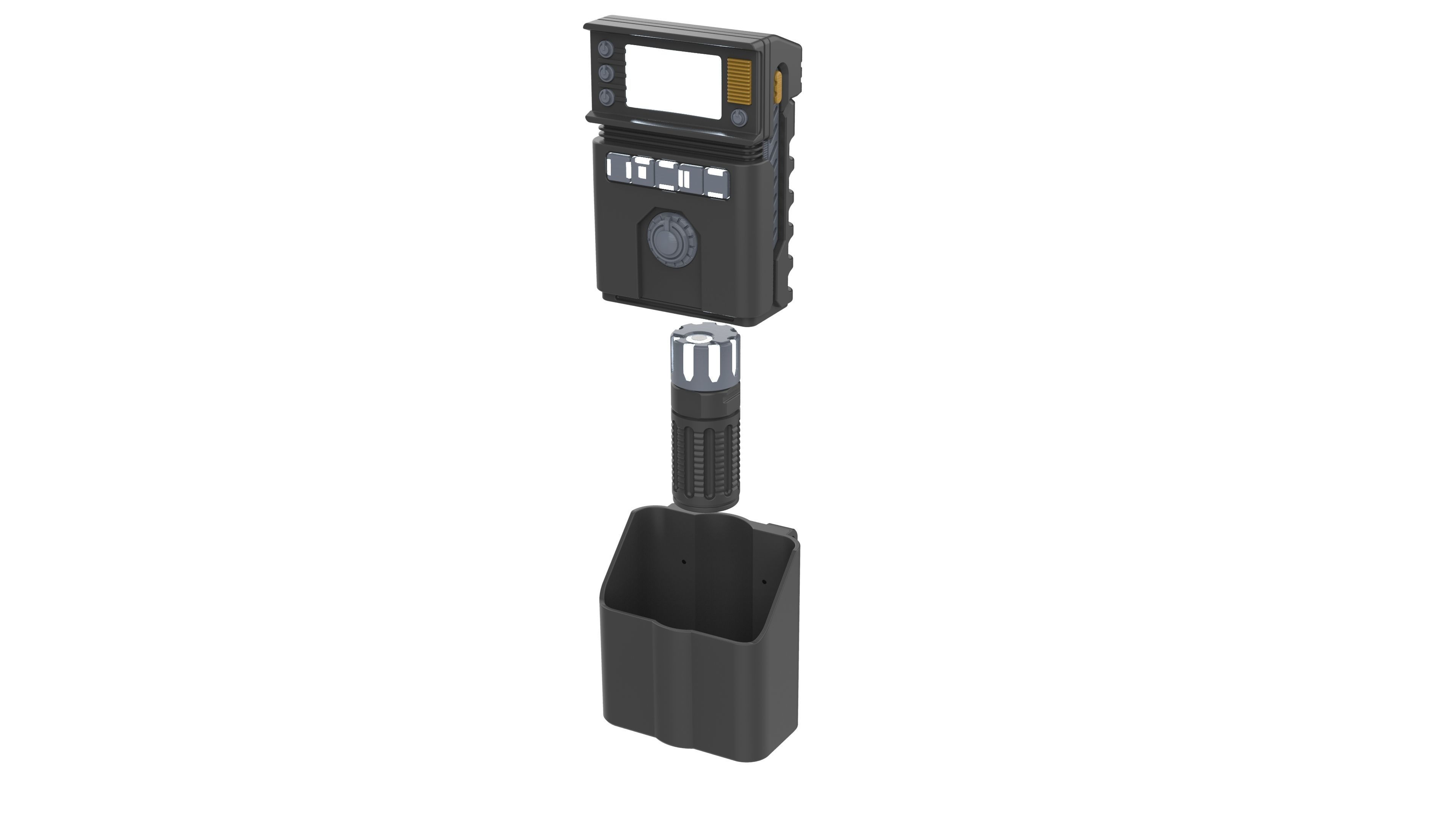 Tricorder and Communicator - Star Trek - STL CAD Commercial Use 3D ...