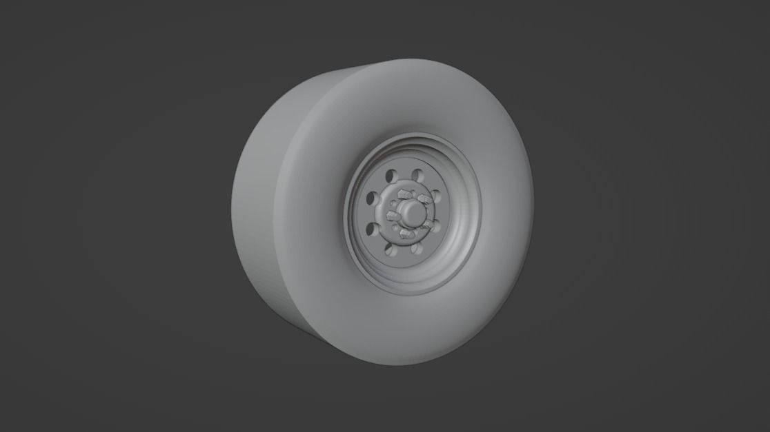 Weld Draglites with Small Tire Drag Slick for Scale Models 3D model 3D ...