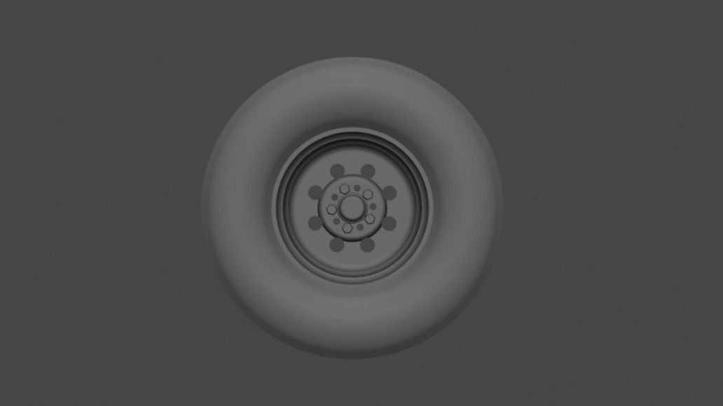 Weld Draglites with Small Tire Drag Slick for Scale Models 3D model 3D ...