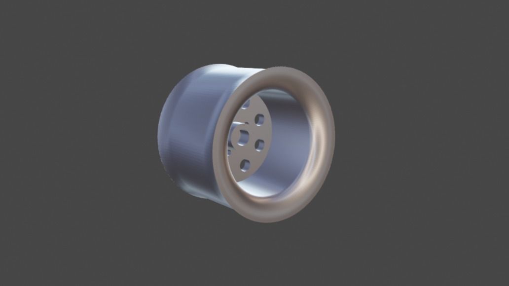 Weld Draglites with Small Tire Drag Slick for Scale Models 3D model 3D ...