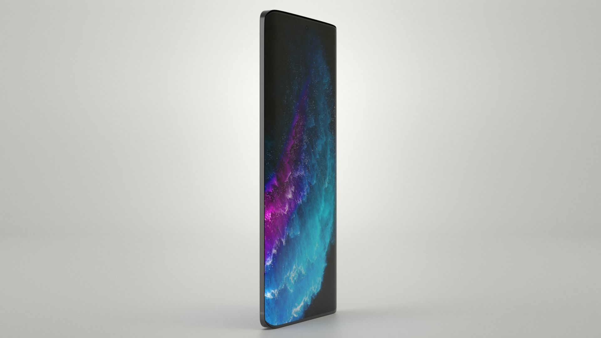 Generic Curved screen Smartphone 3D Model free 3D model | CGTrader