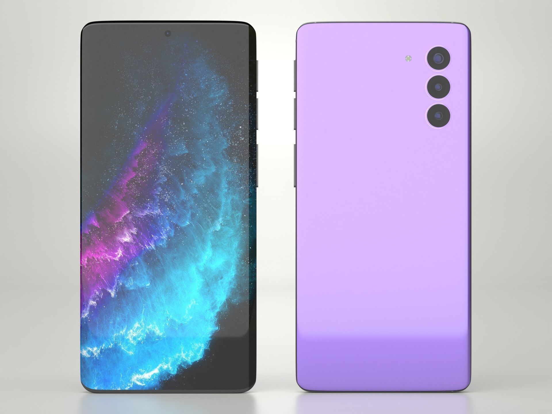 Generic Curved screen Smartphone 3D Model free 3D model | CGTrader