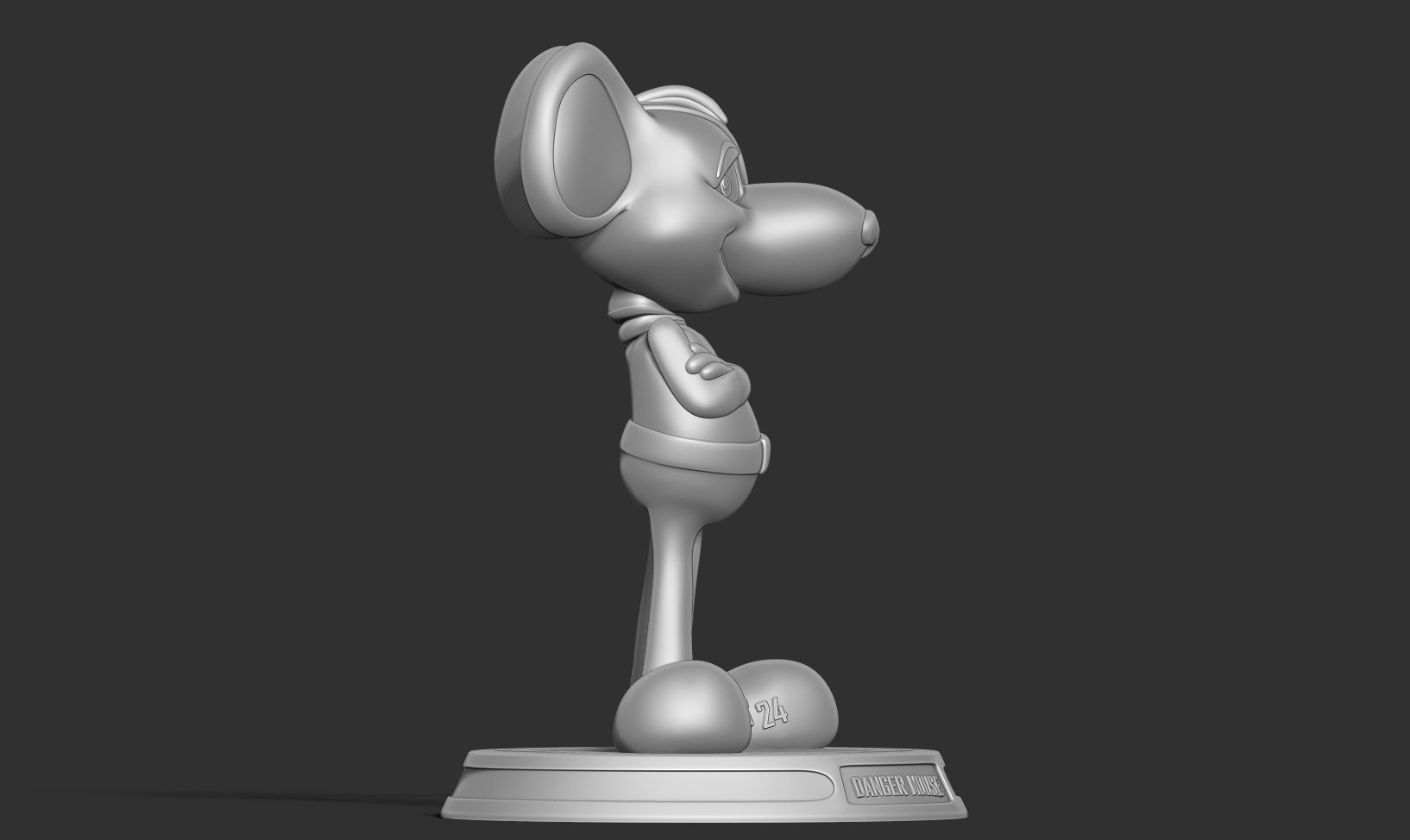 Danger Mouse Fanart 3D model 3D printable | CGTrader