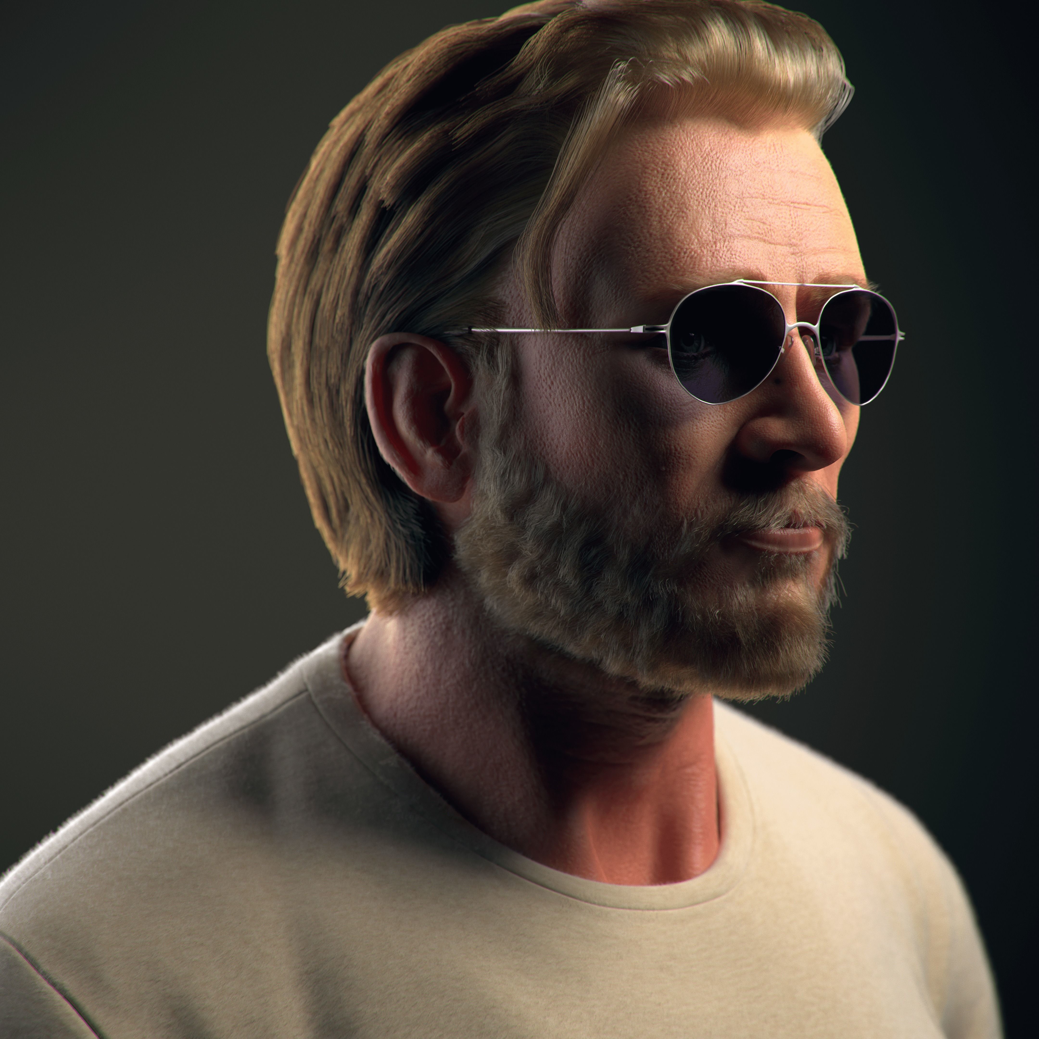 3D model Realistic Male character - Chris Evans from Infinity war VR ...