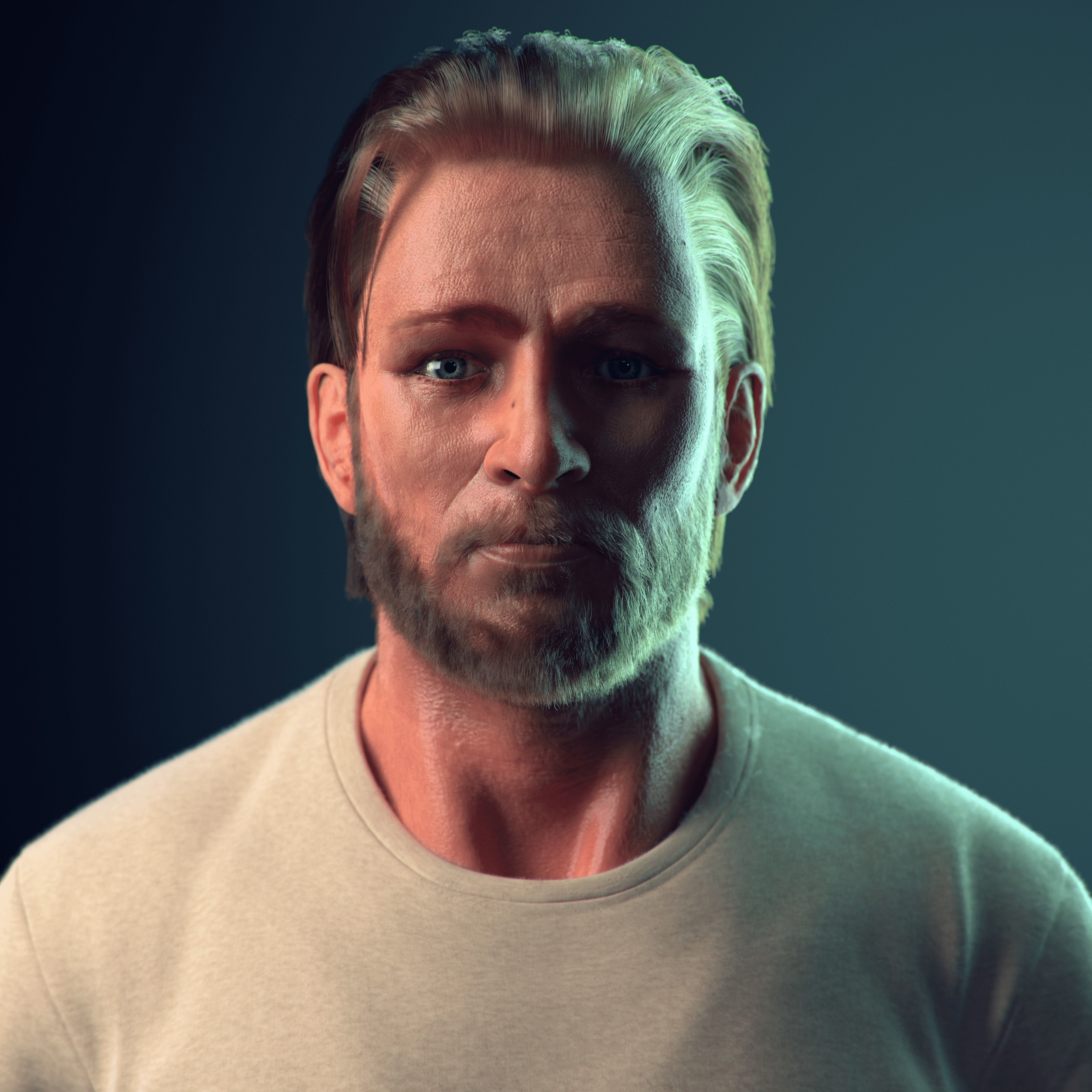 3D model Realistic Male character - Chris Evans from Infinity war VR ...