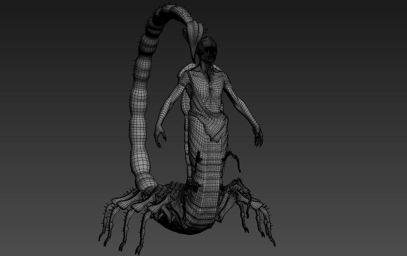 3D model Monster Alchemist VR / AR / low-poly | CGTrader