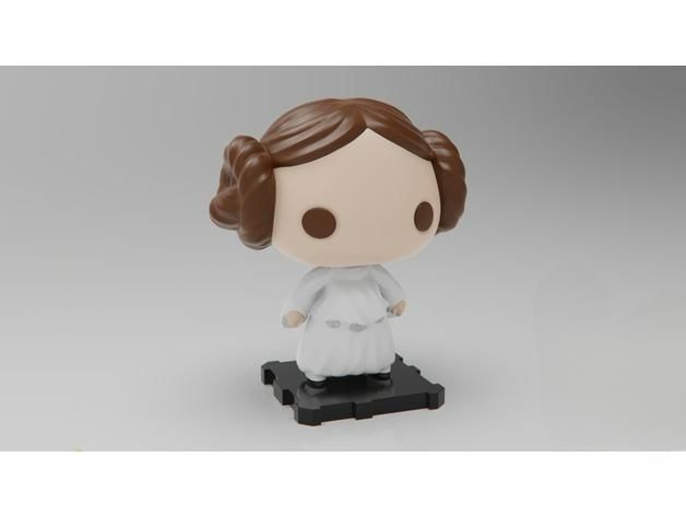 Princess Leia Organa 3D Printing Masterpiece 3D model 3D printable ...