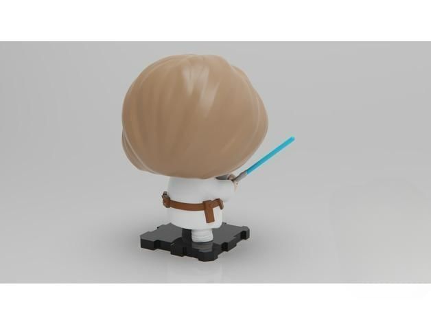 Luke Skywalker 3D Print Model 3D model 3D printable | CGTrader
