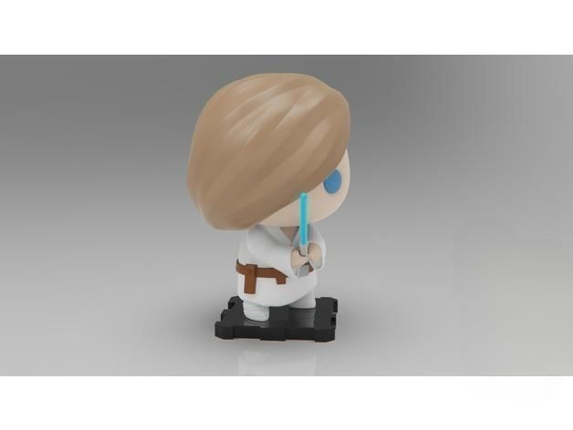 Luke Skywalker 3D Print Model 3D model 3D printable | CGTrader