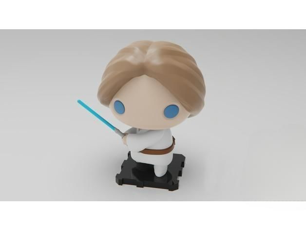 Luke Skywalker 3D Print Model 3D model 3D printable | CGTrader